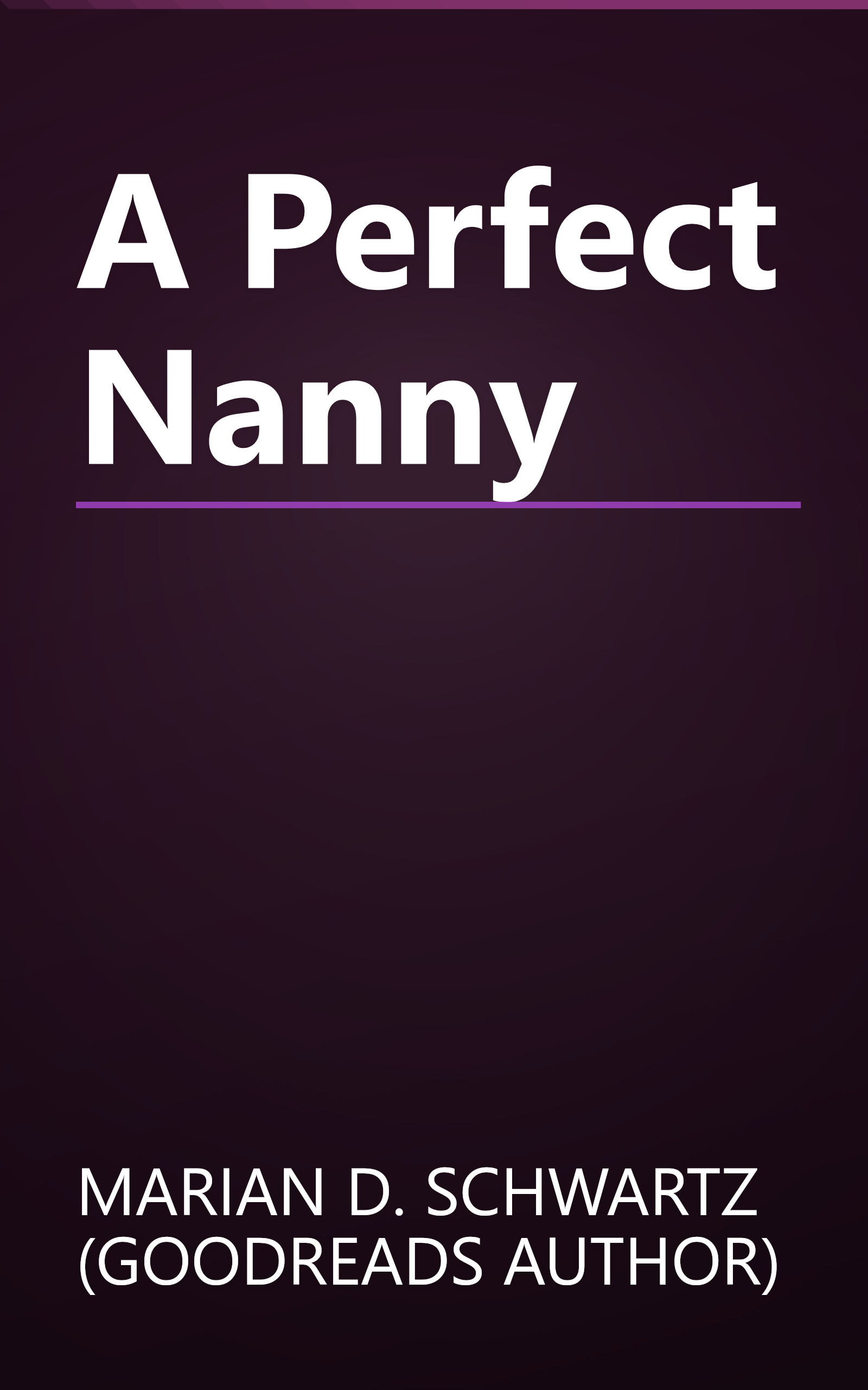 A Perfect Nanny book cover