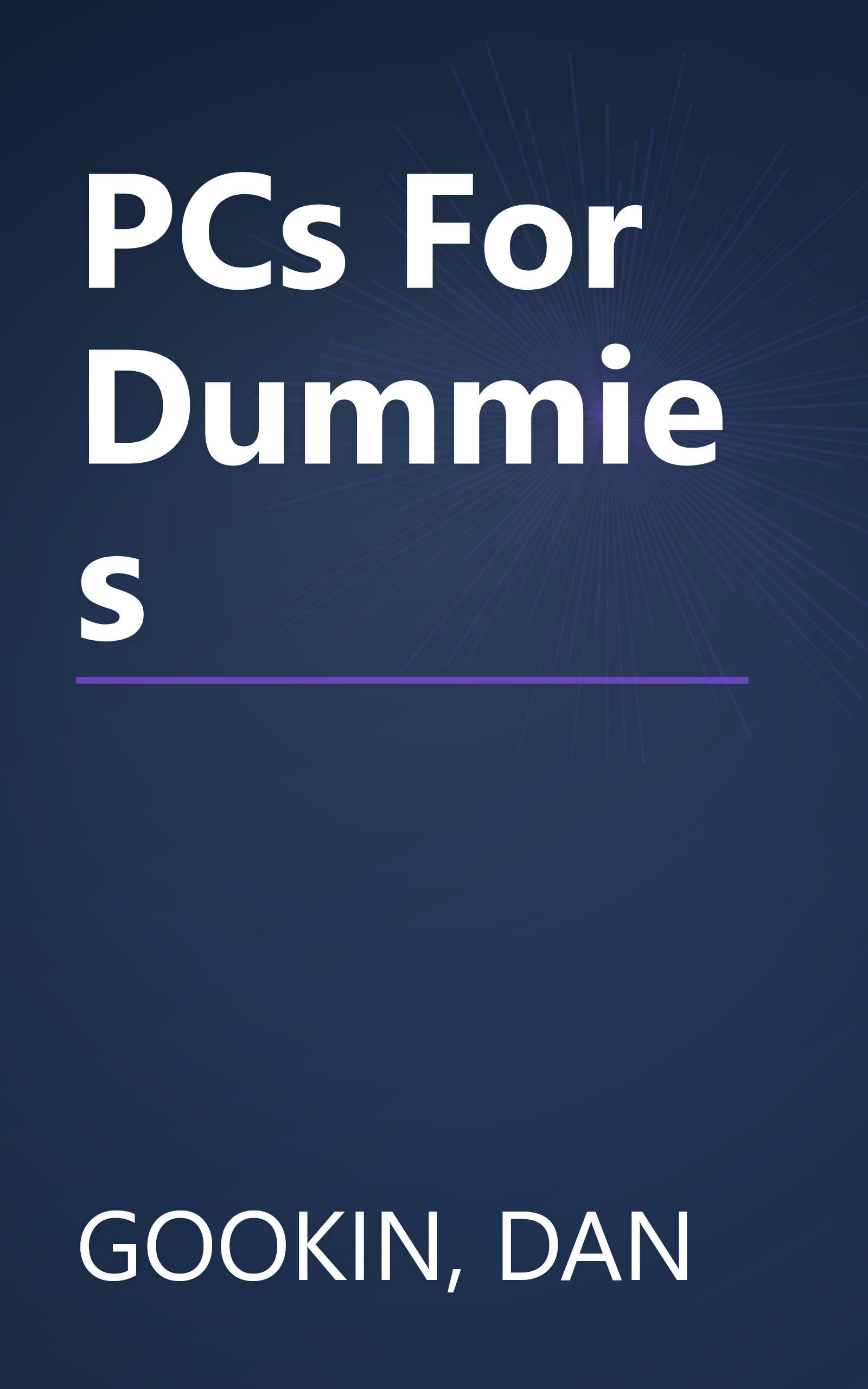 PCs For Dummies book cover