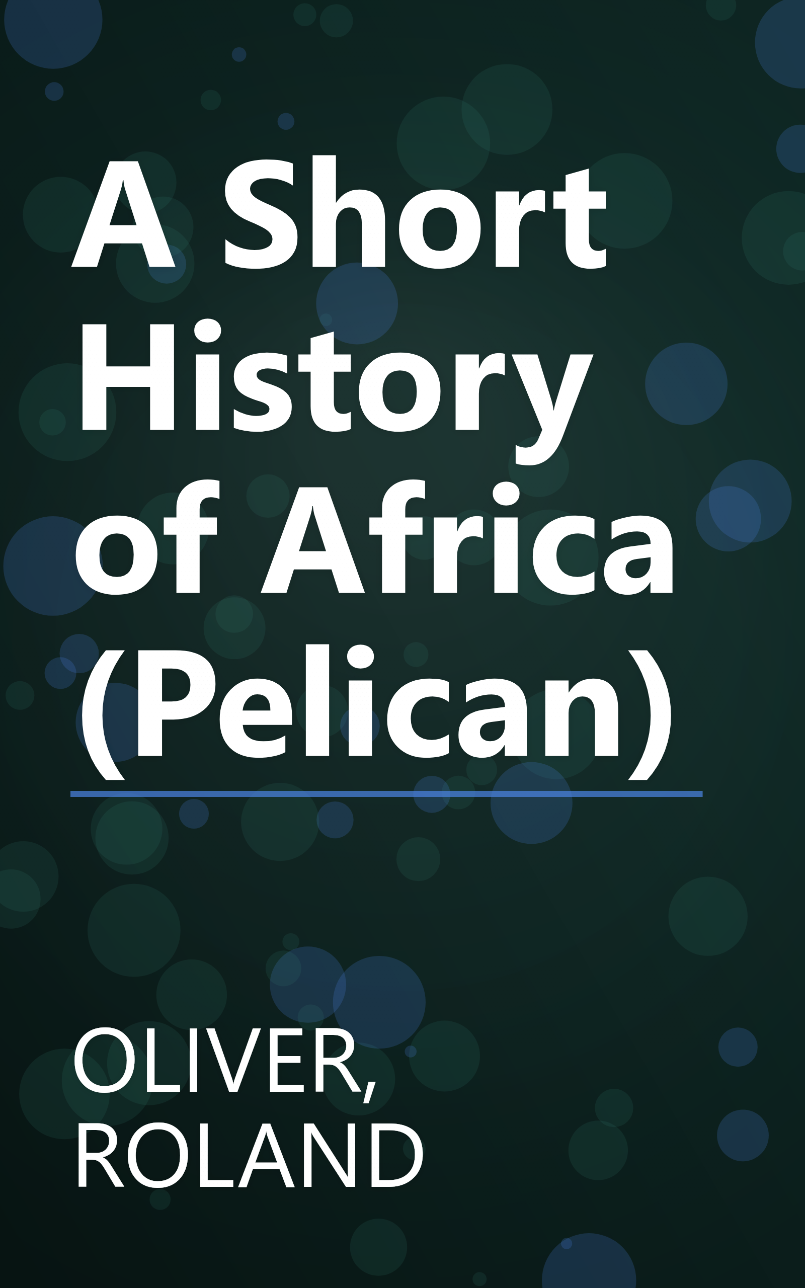A Short History of Africa (Pelican) book cover