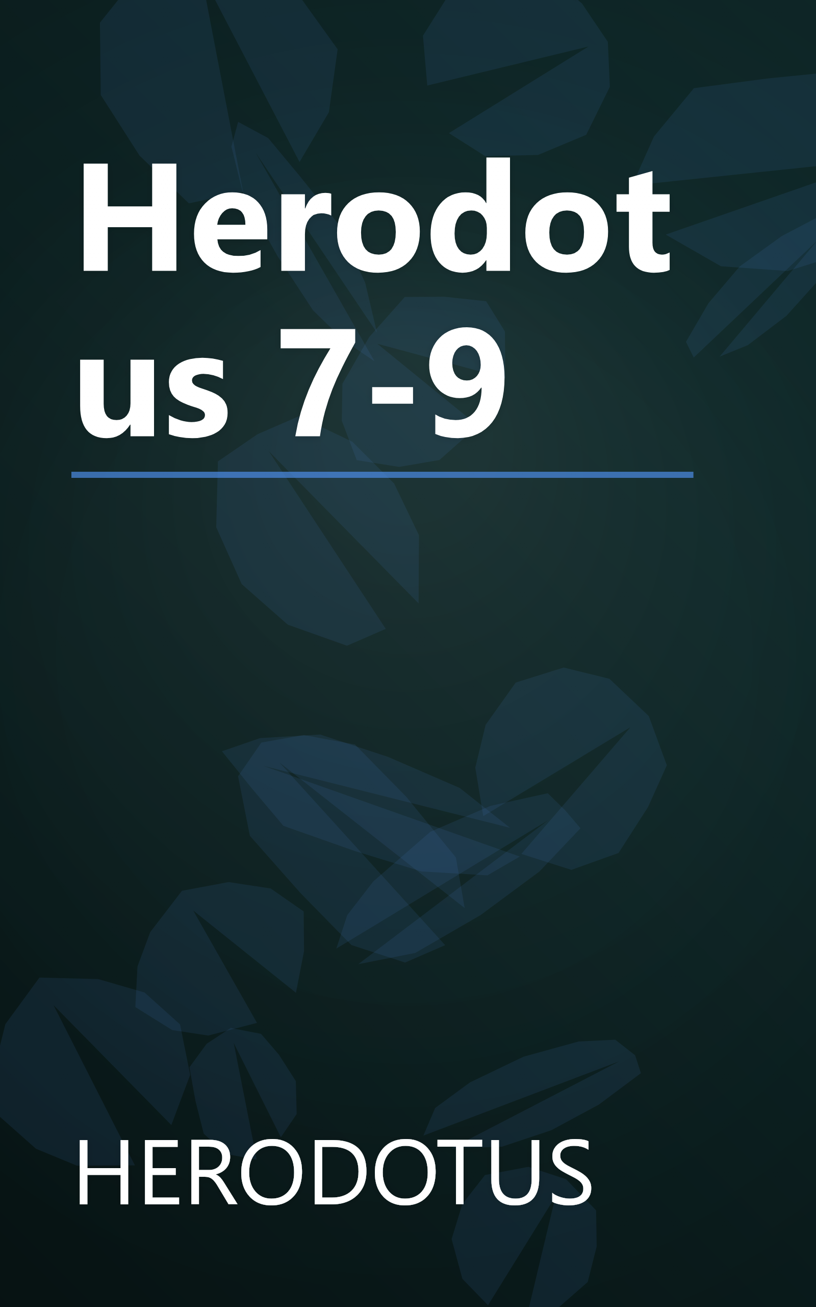 Herodotus 7-9 book cover