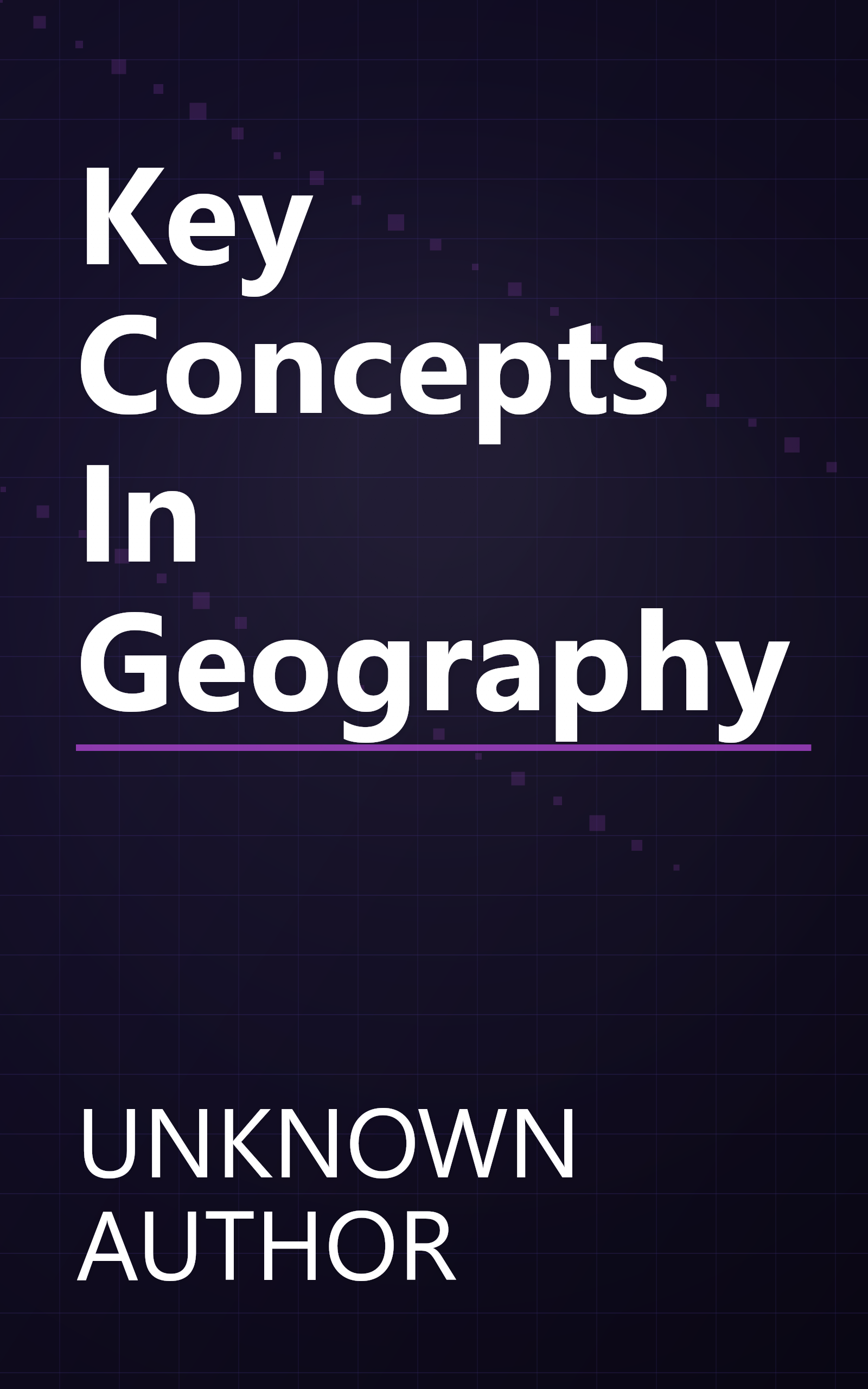 Key Concepts In Geography book cover