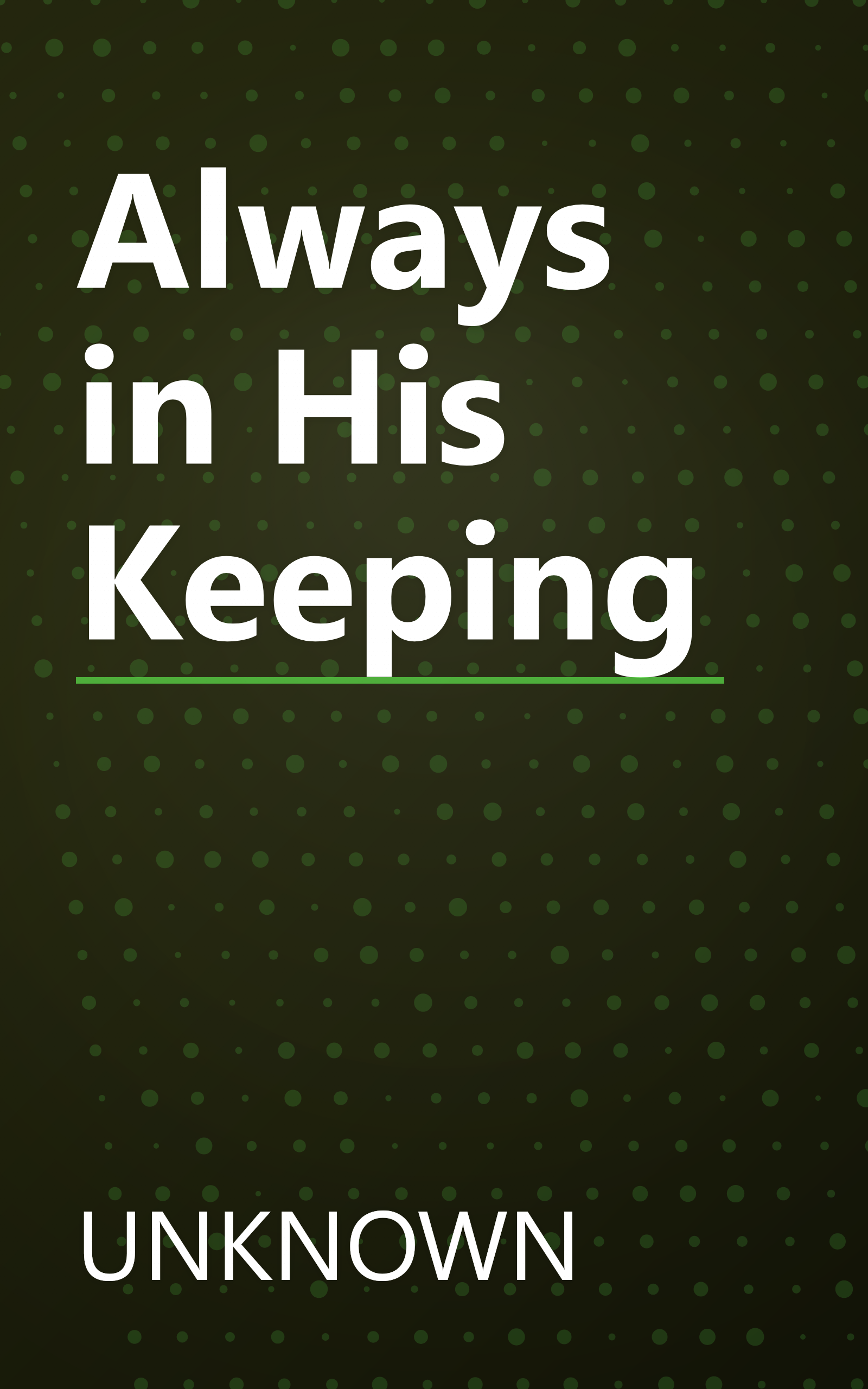 Always in His Keeping book cover