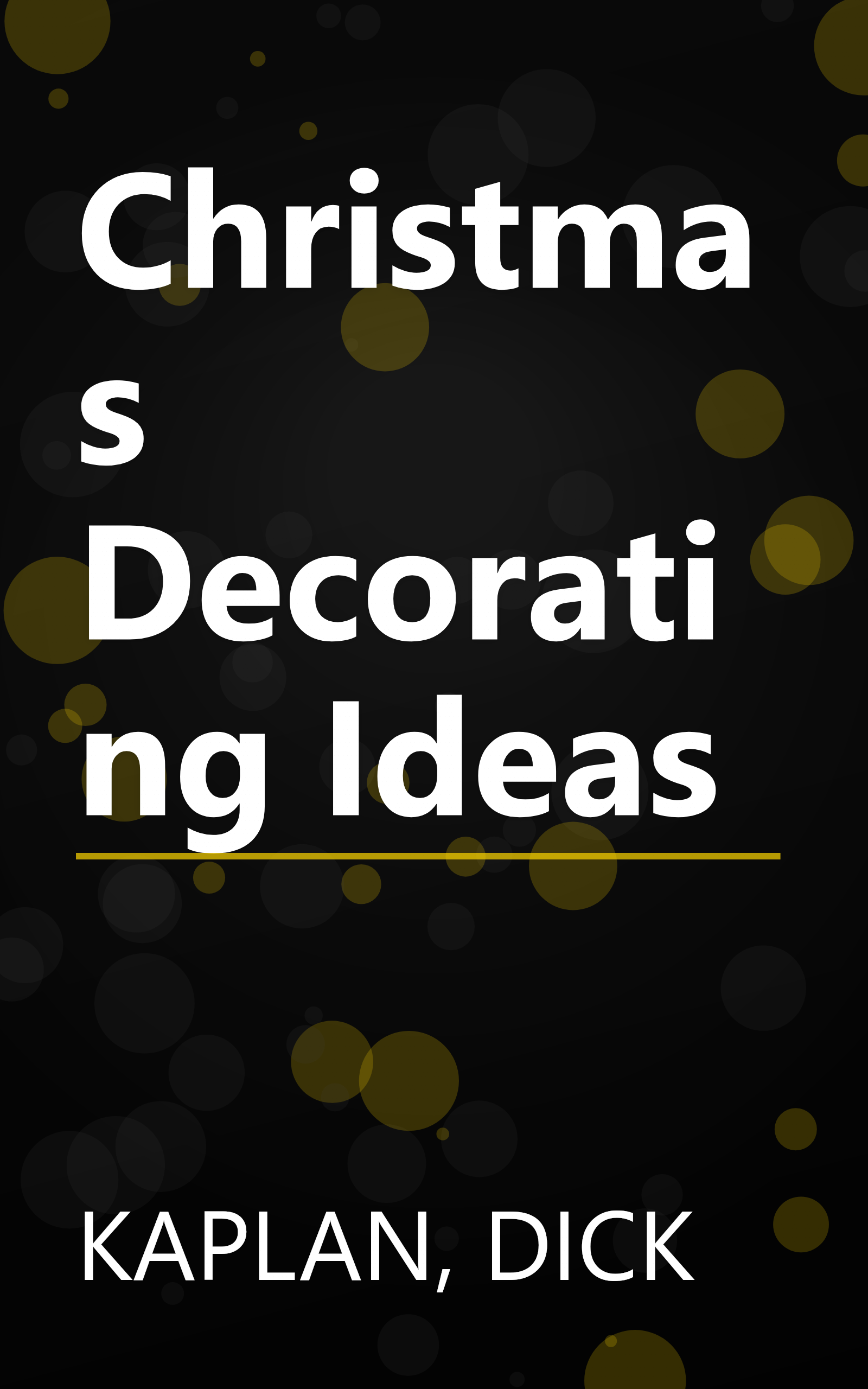 Christmas Decorating Ideas book cover