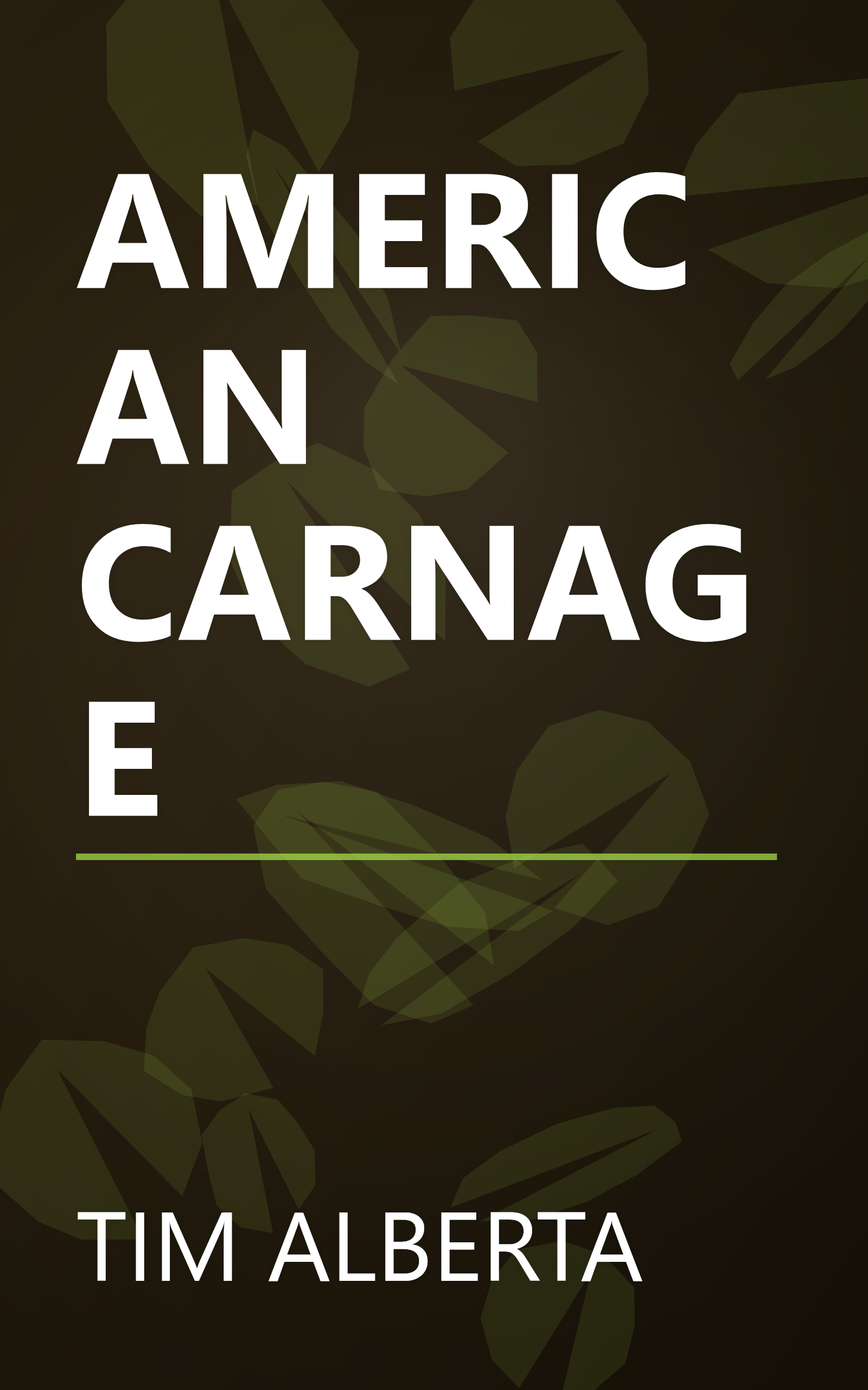 AMERICAN CARNAGE book cover