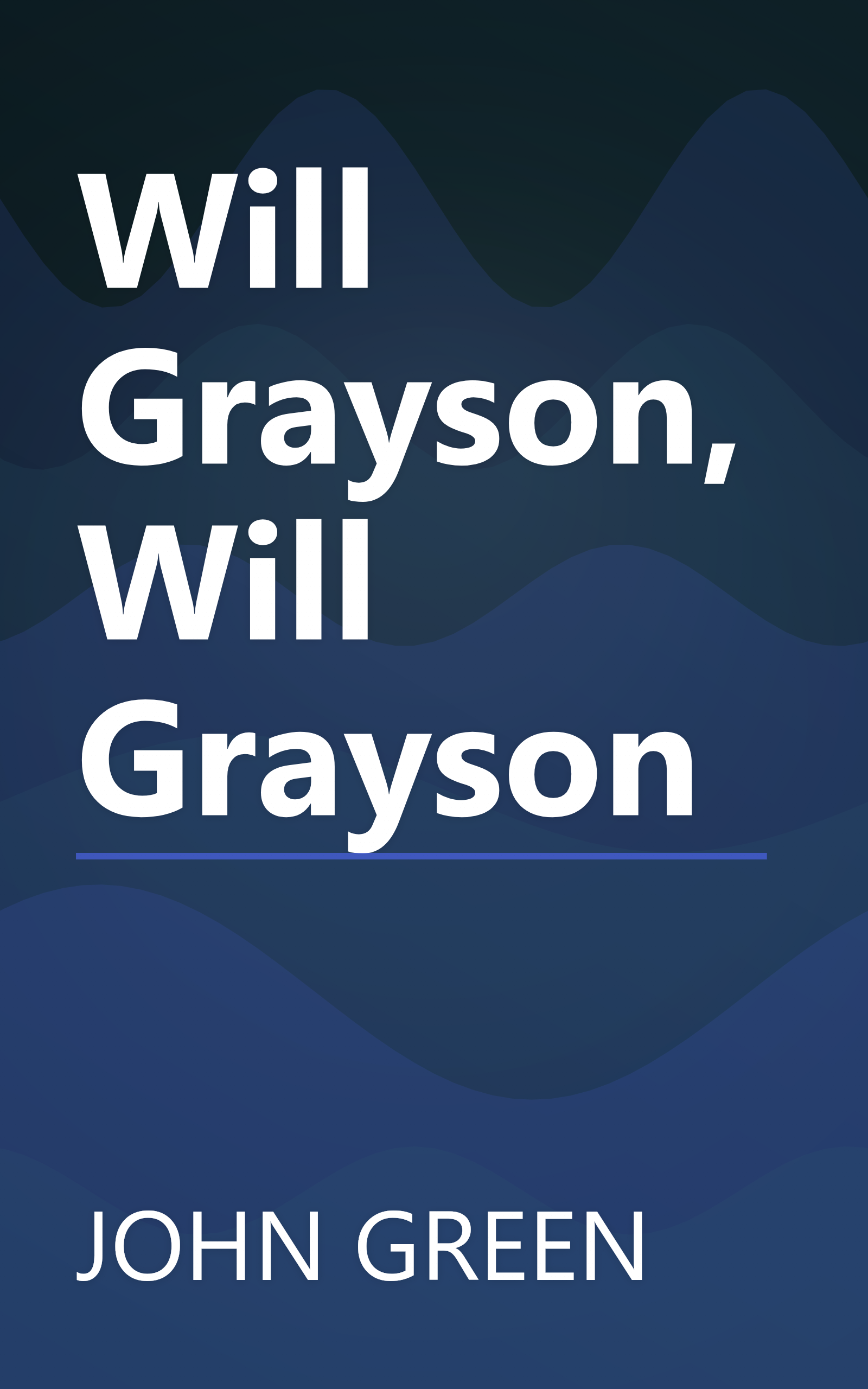 Will Grayson, Will Grayson book cover