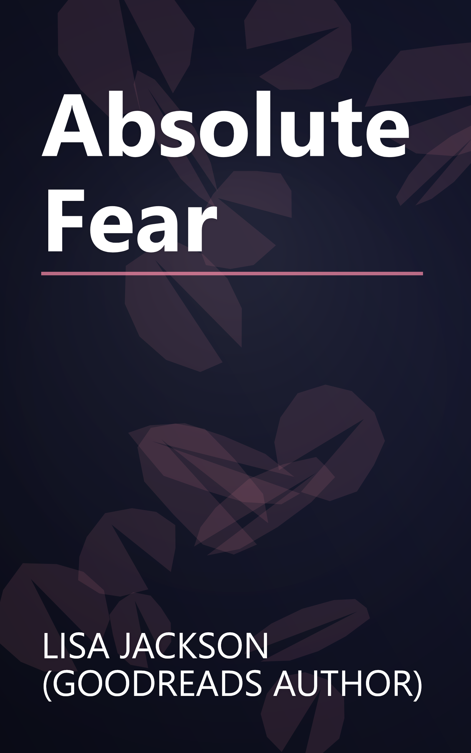 Absolute Fear book cover