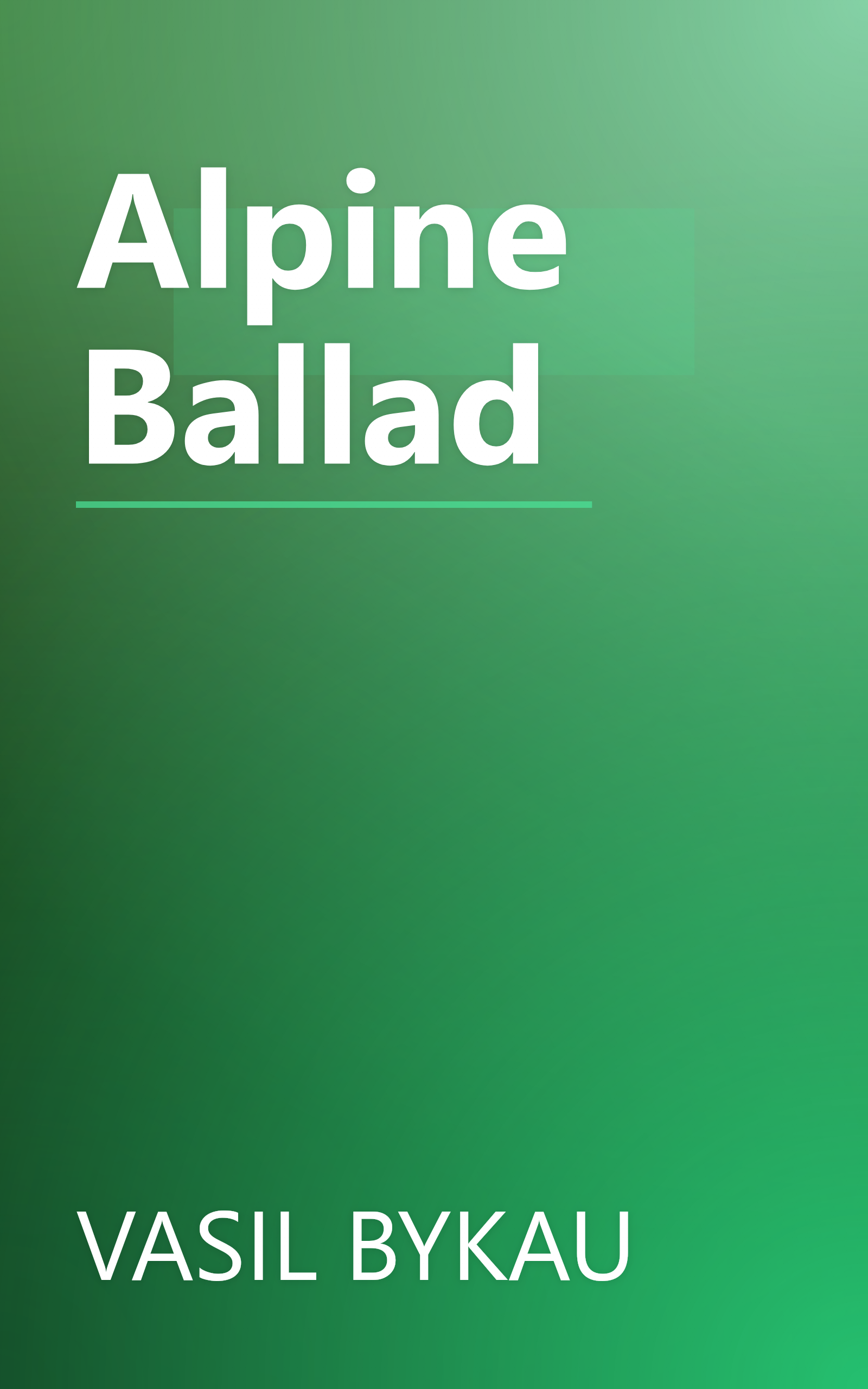 Alpine Ballad book cover