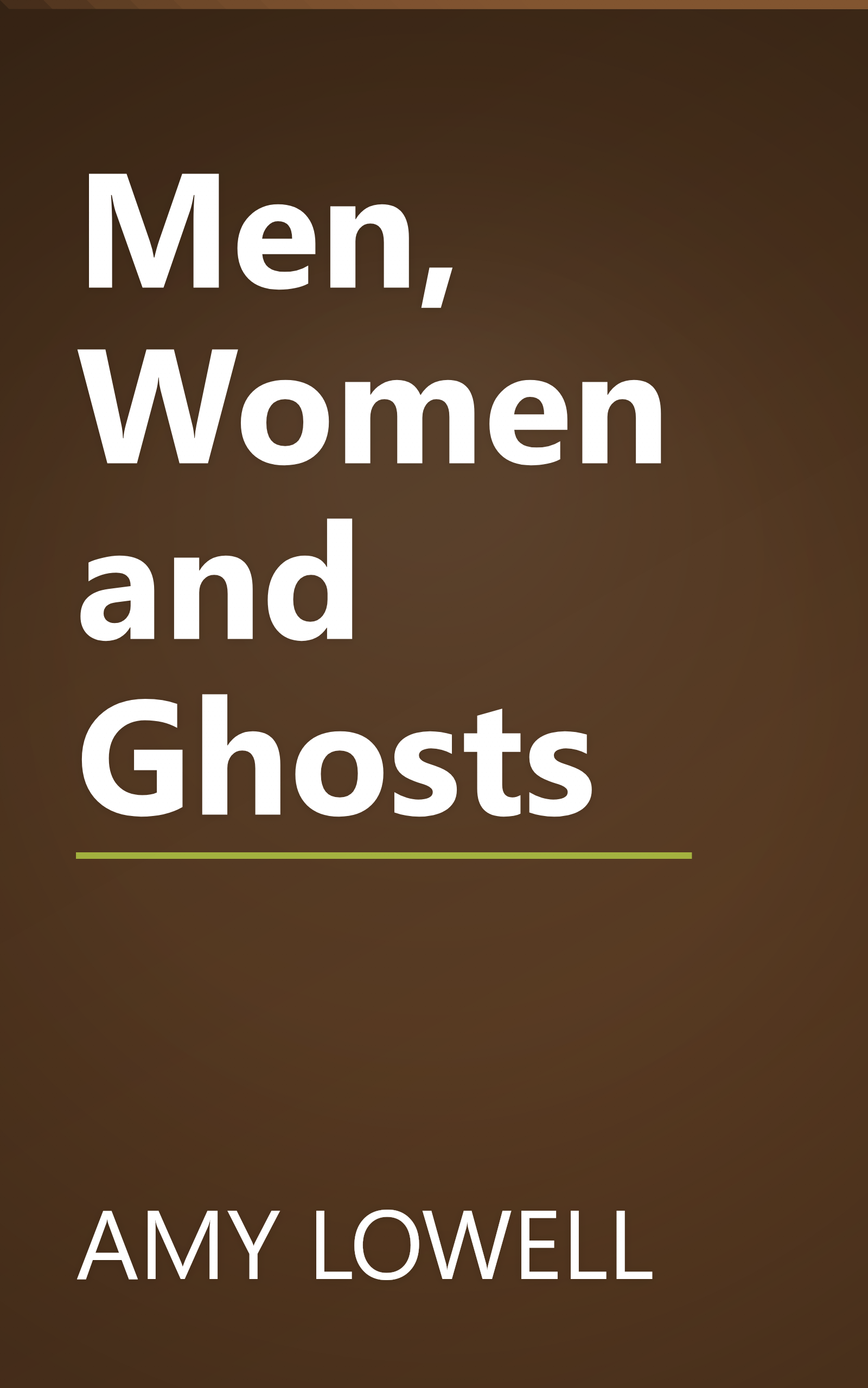 Men, Women and Ghosts book cover