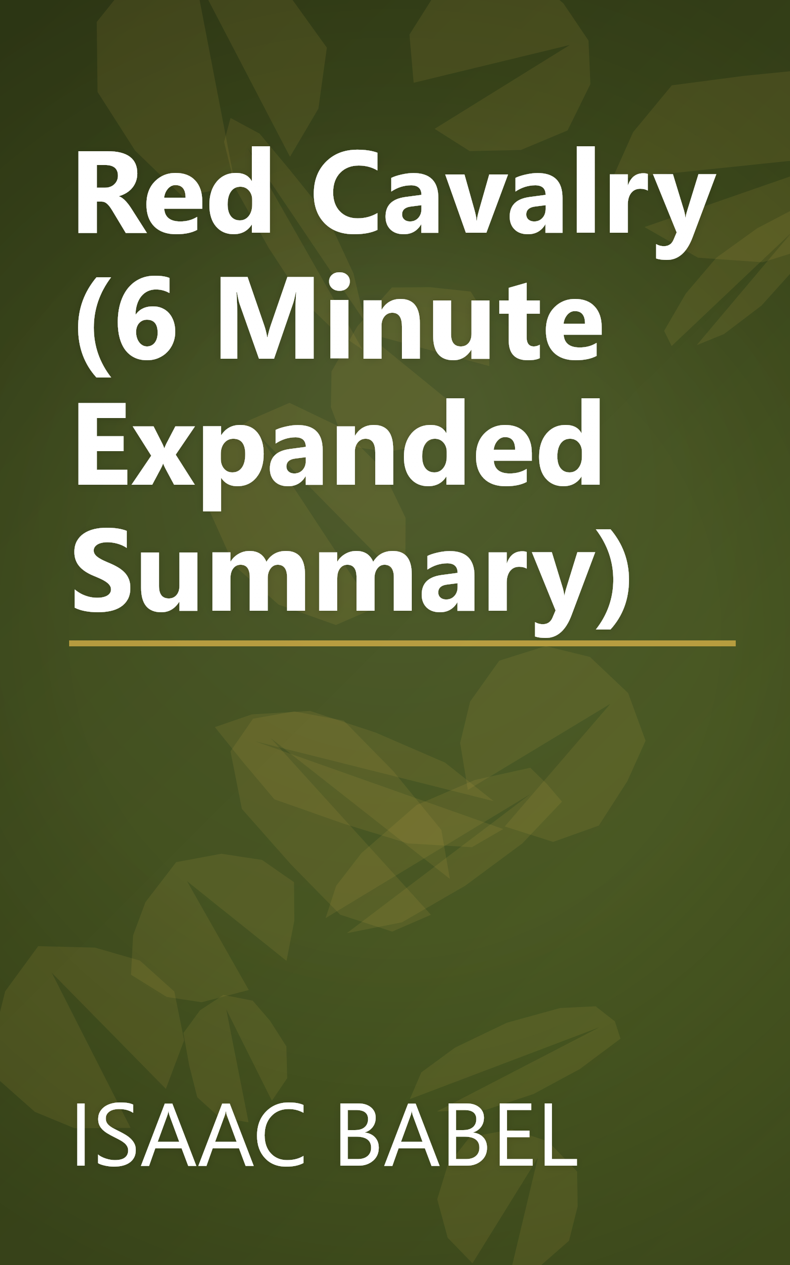 Red Cavalry (6 Minute   Expanded Summary) book cover