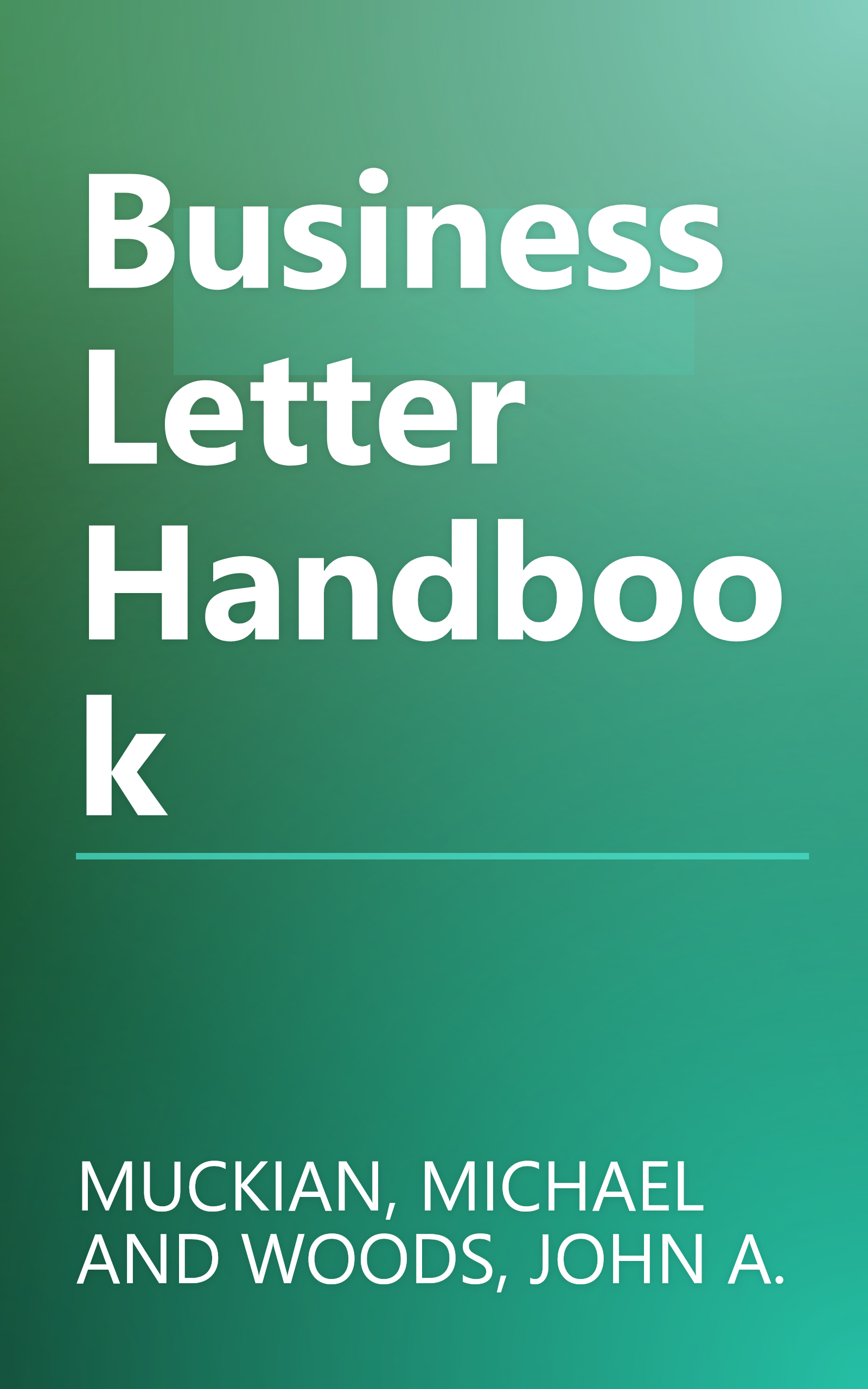 Business Letter Handbook book cover