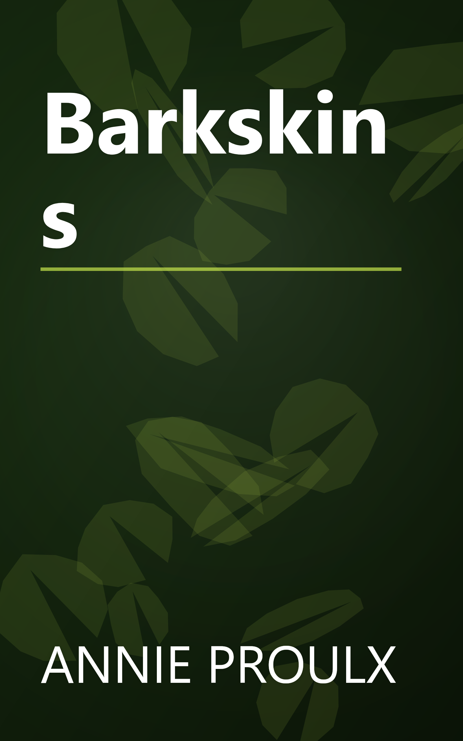 Barkskins book cover