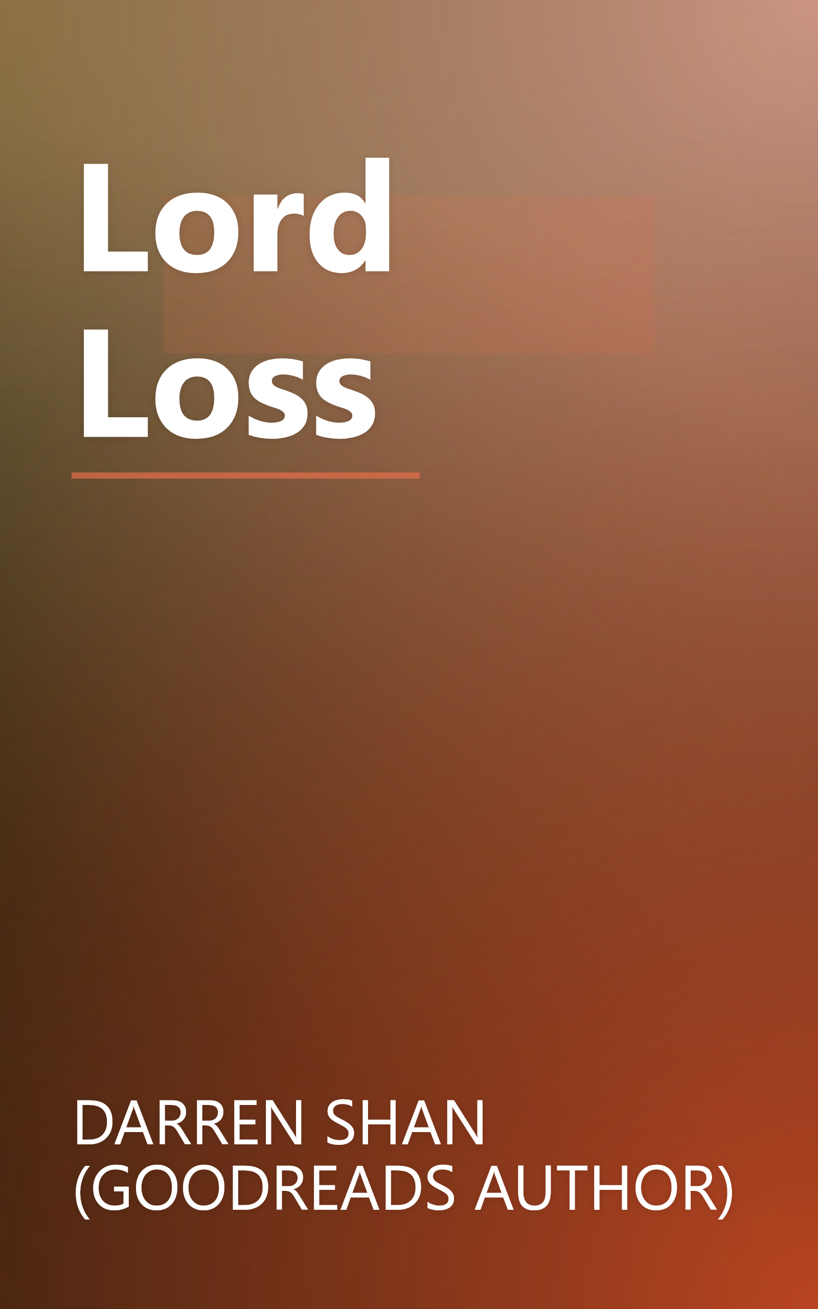 Lord Loss book cover