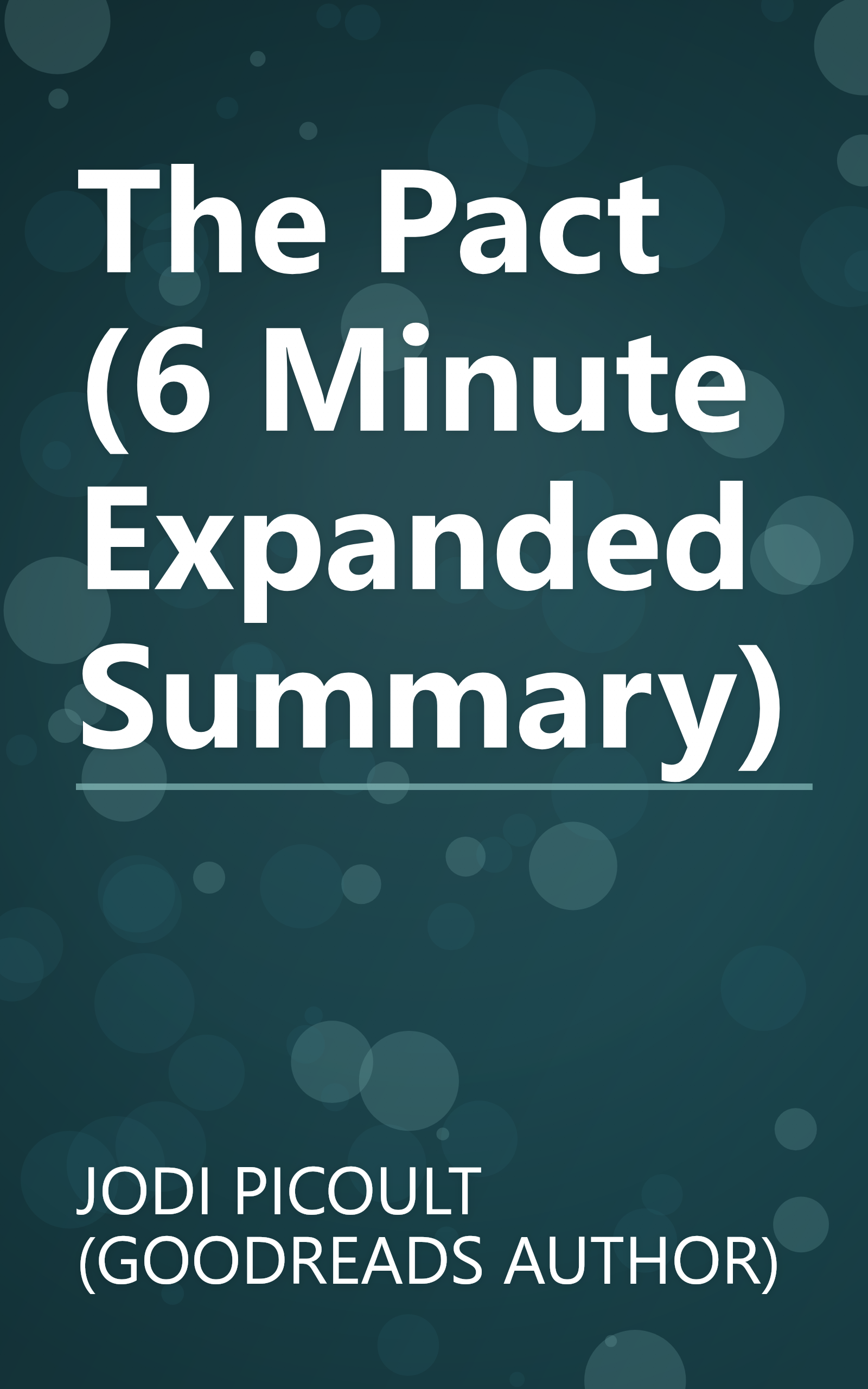 The Pact (6 Minute   Expanded Summary) book cover