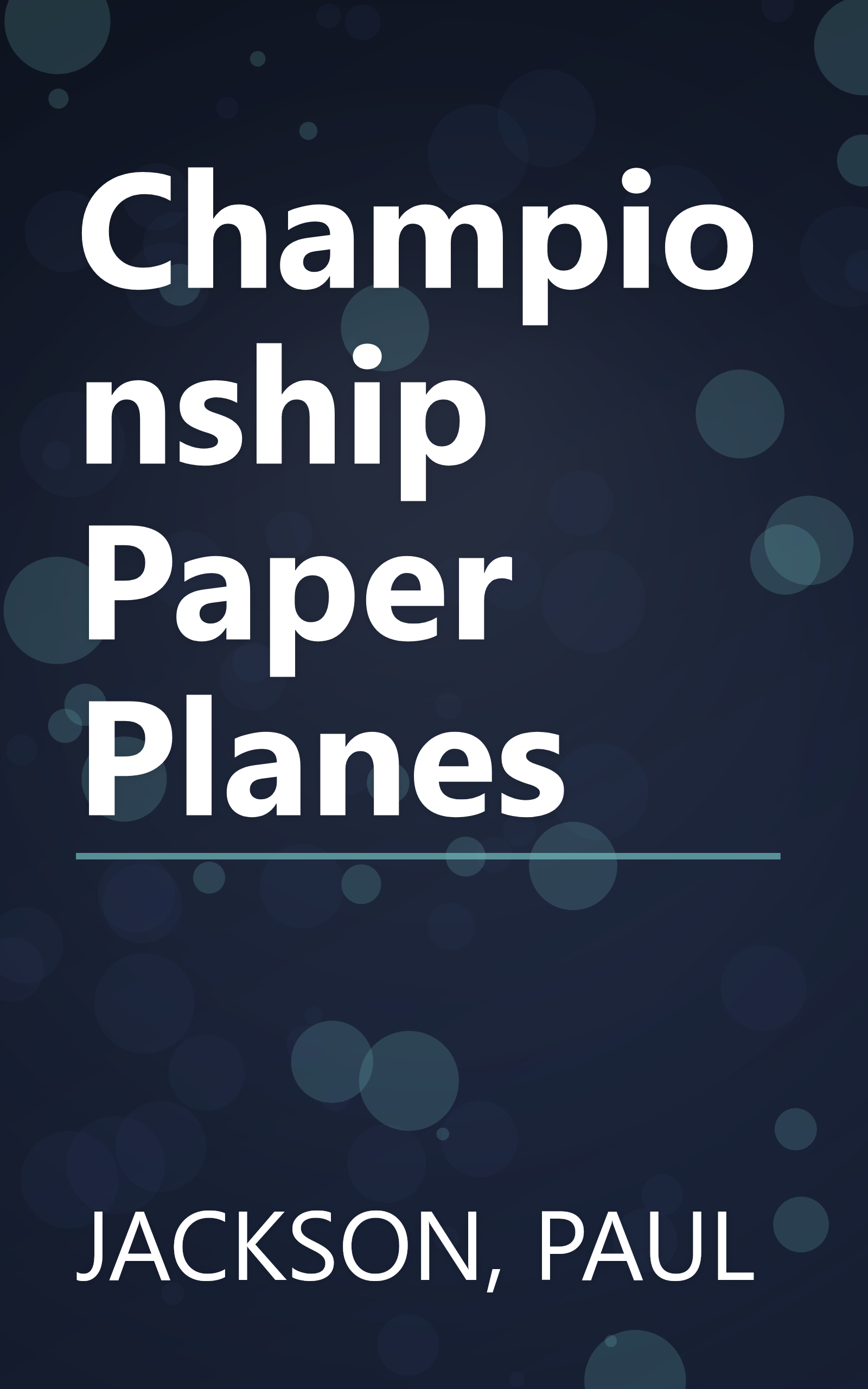 Championship Paper Planes book cover