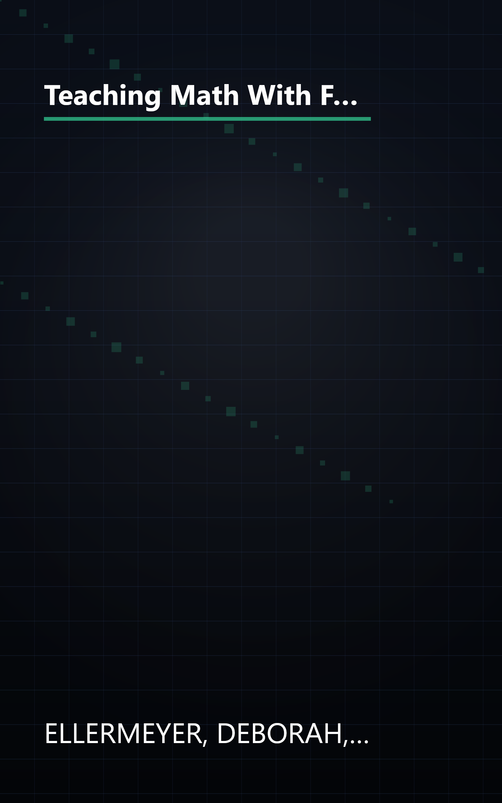 Teaching Math With Favorite Picture Books: Hands-On Activities and Reproducibles to Teach Math Using More Than 25 Picture Books book cover