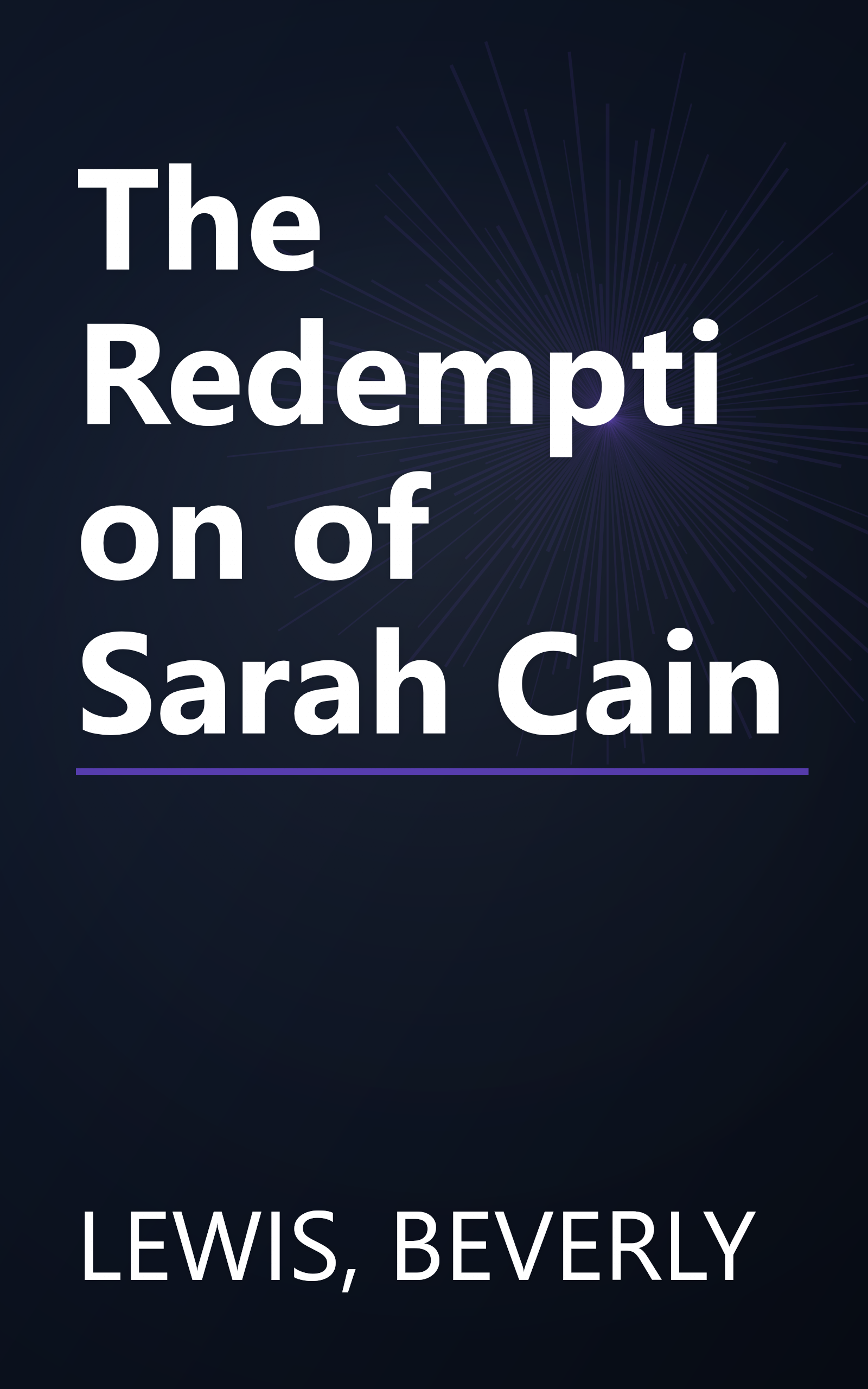 The Redemption of Sarah Cain book cover
