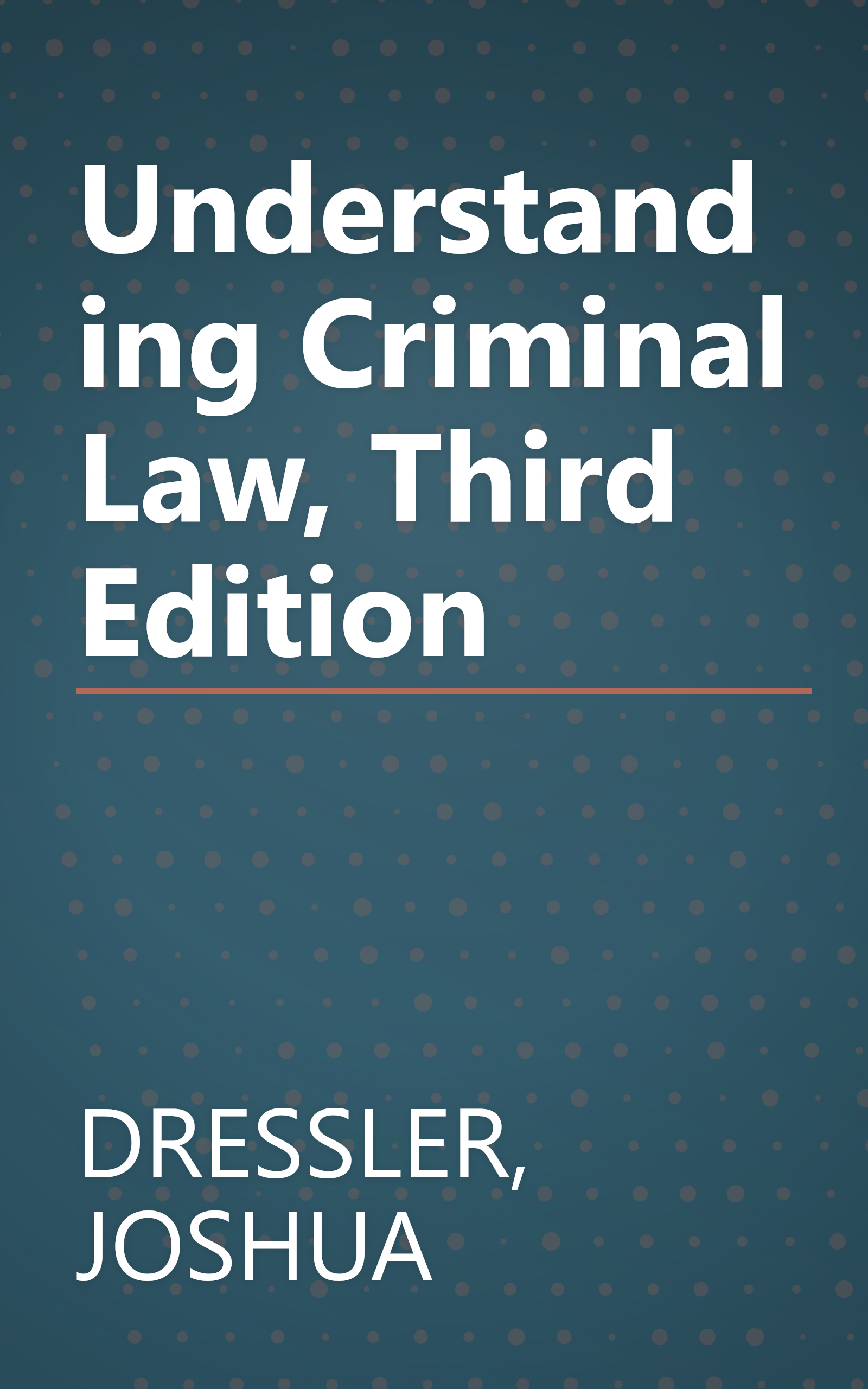 Understanding Criminal Law, Third Edition book cover