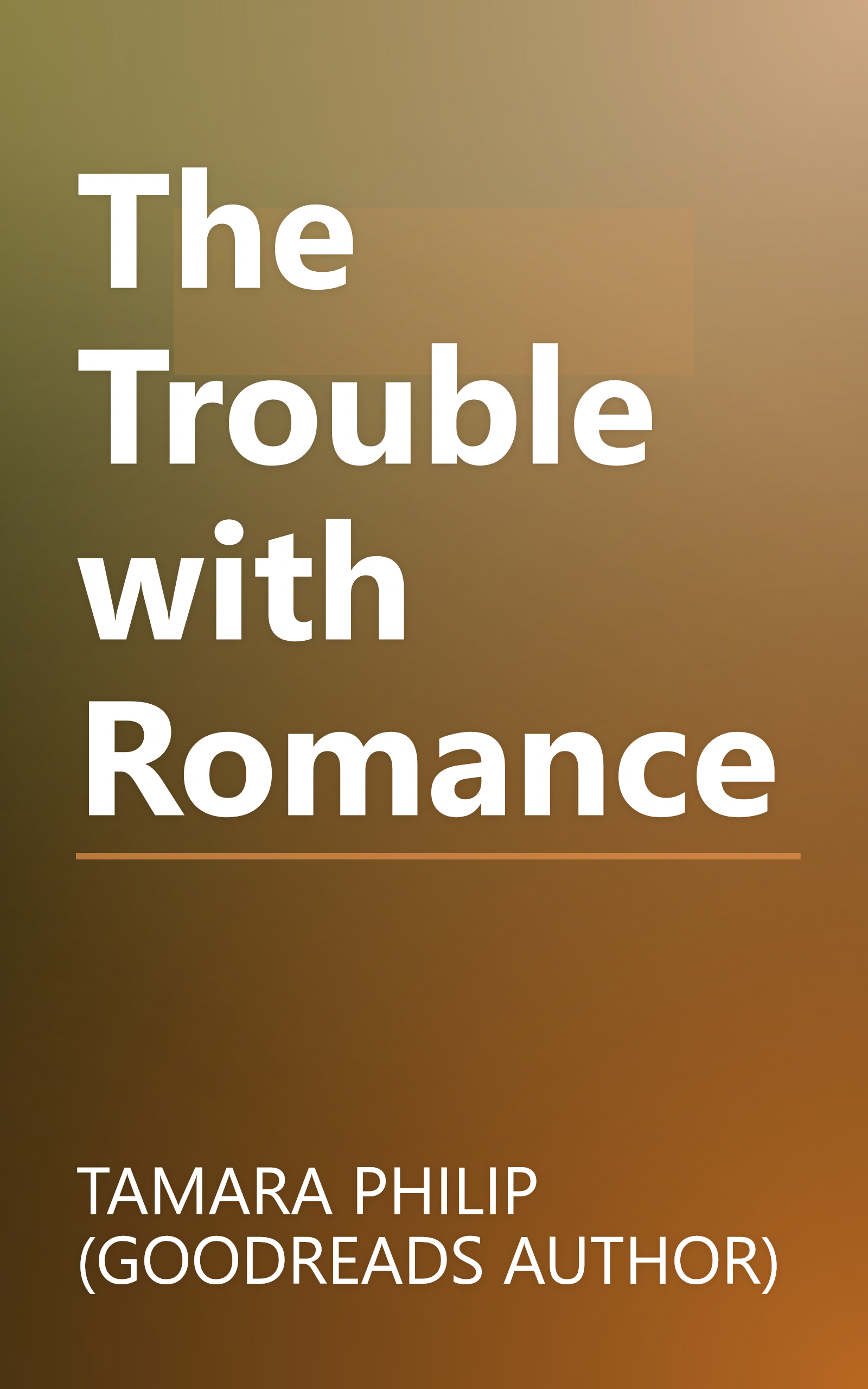 The Trouble with Romance book cover