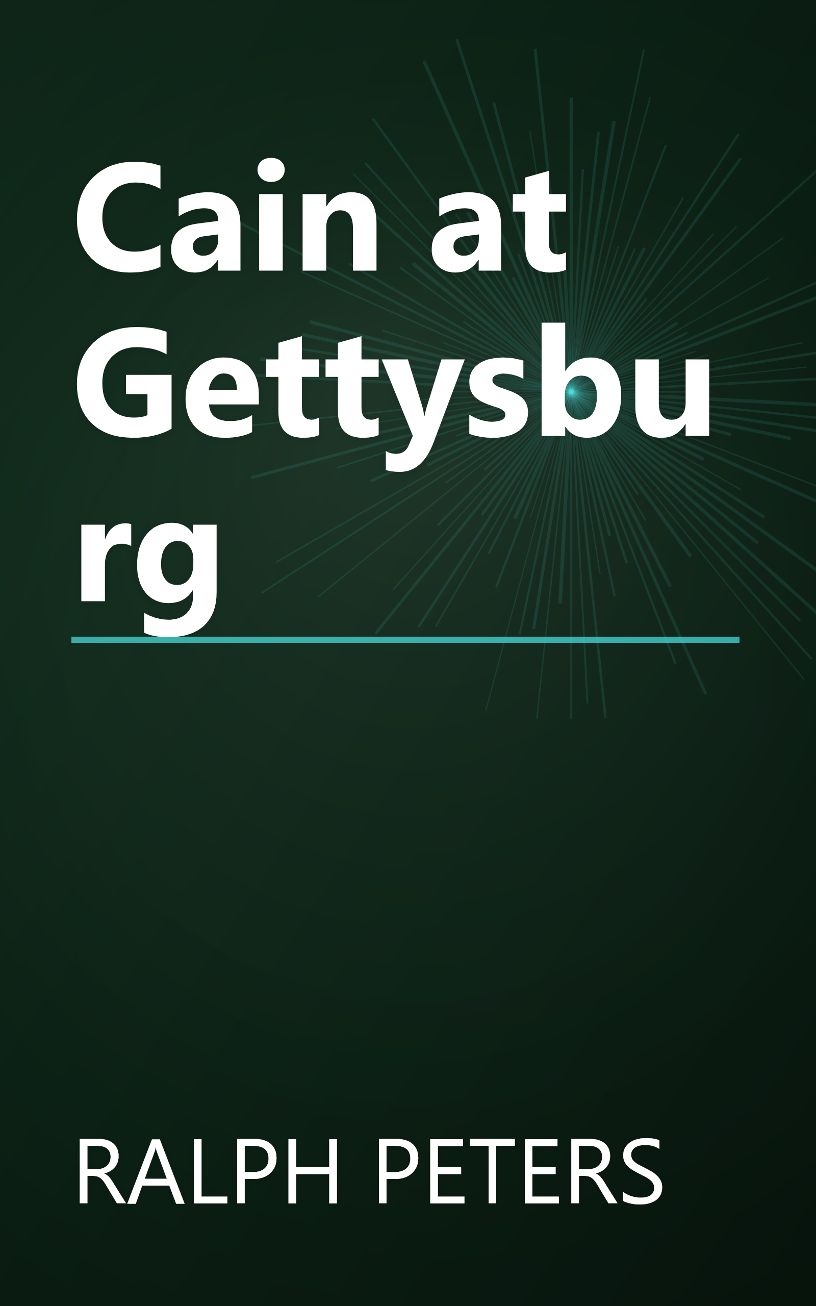 Cain at Gettysburg book cover