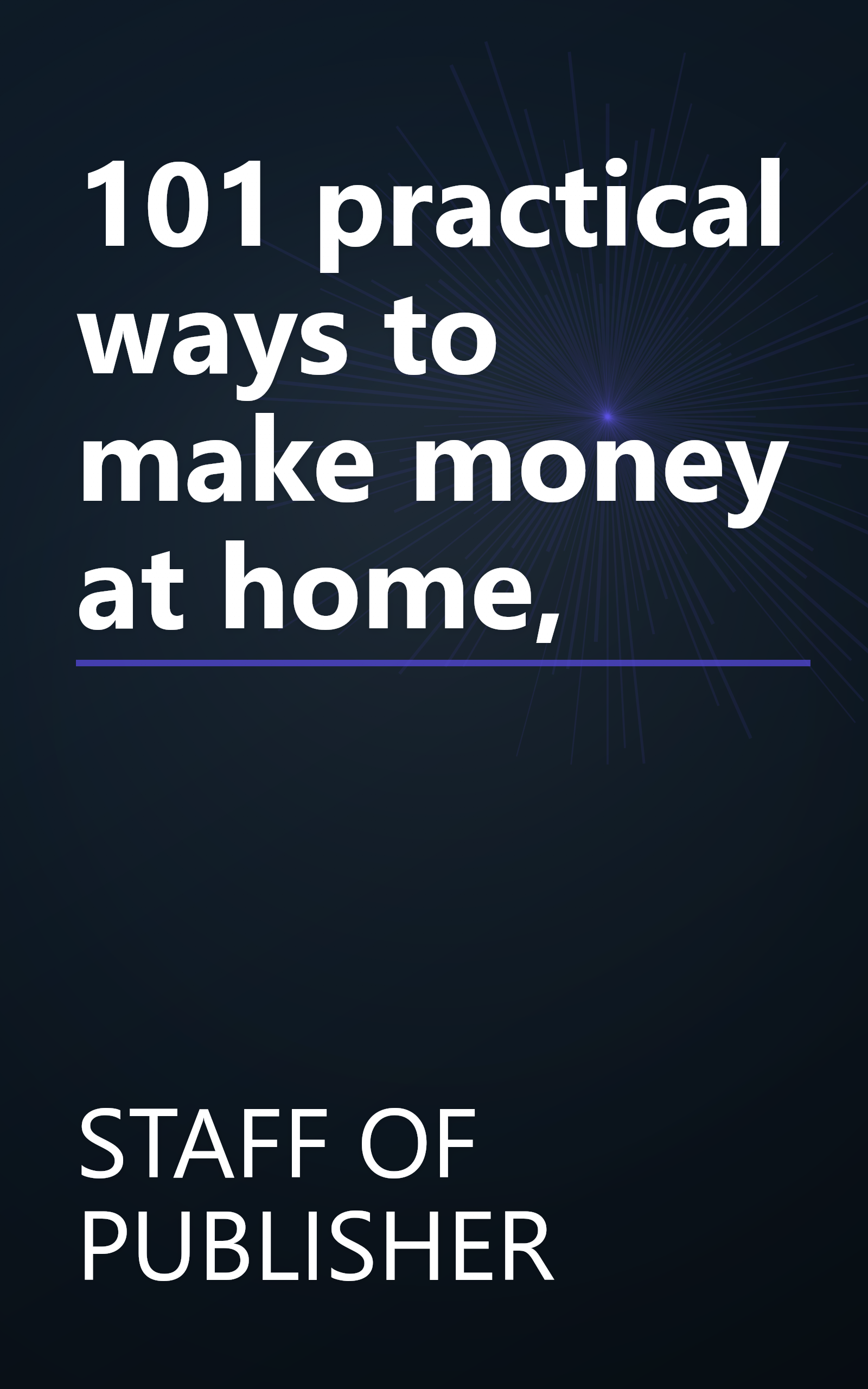 101 practical ways to make money at home, book cover