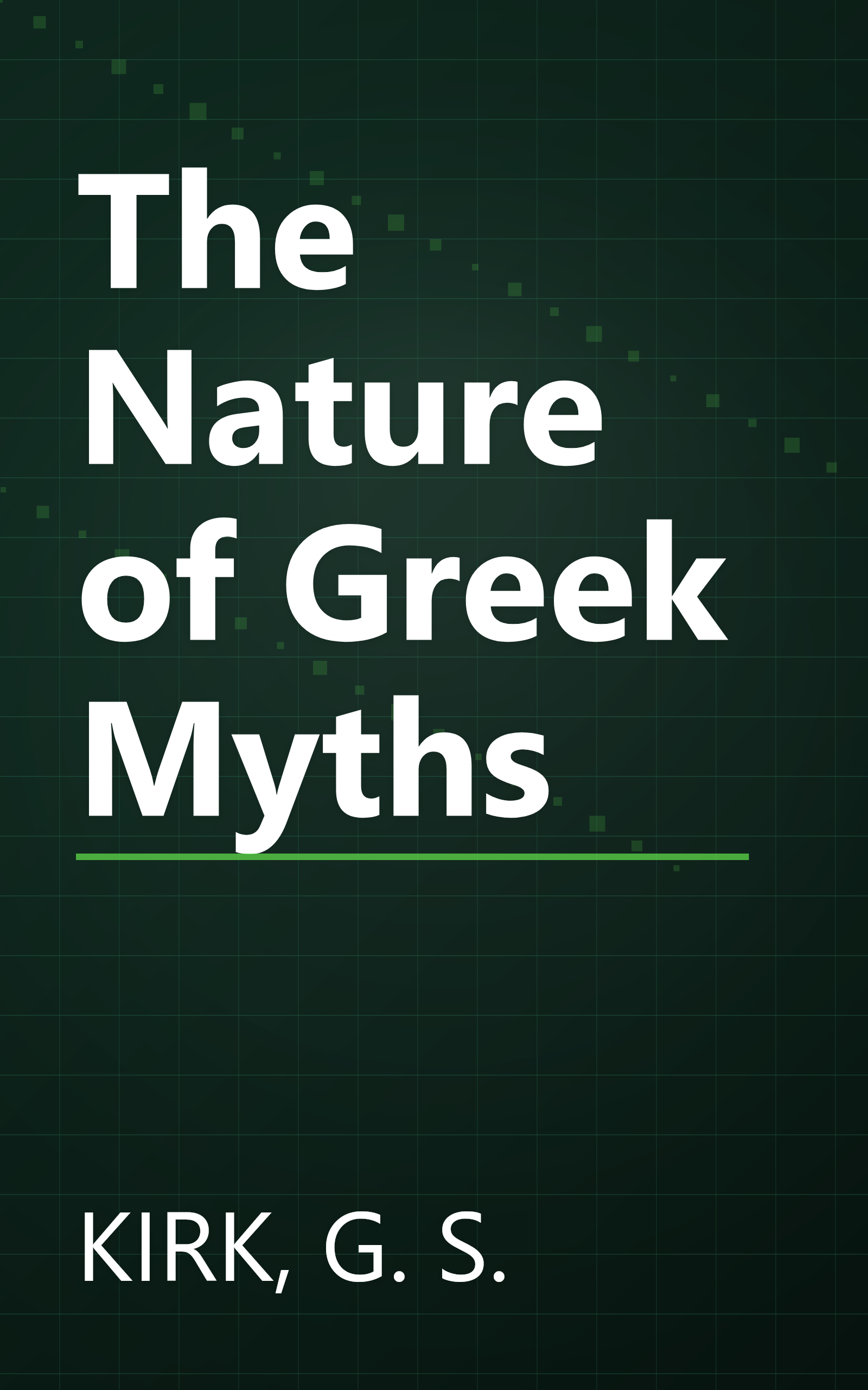 The Nature of Greek Myths book cover