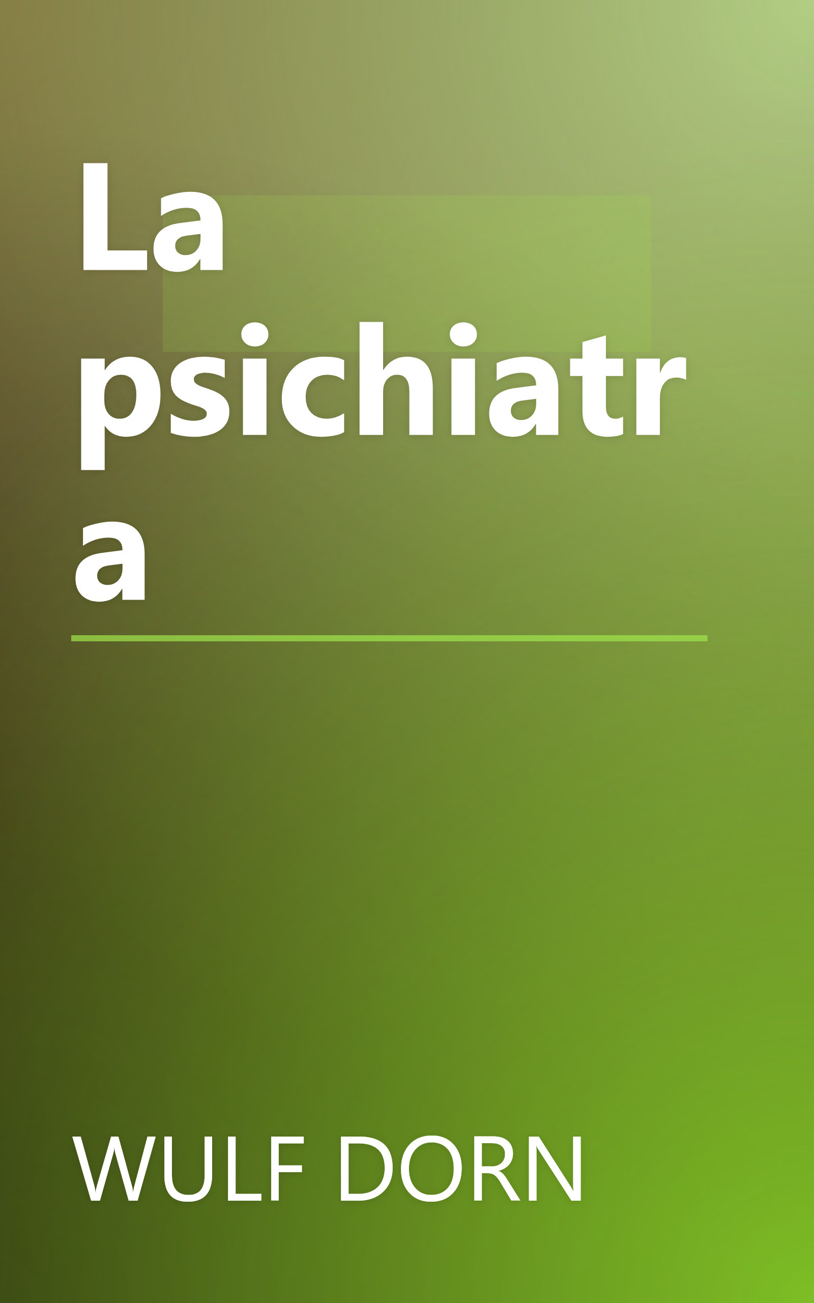 La psichiatra book cover
