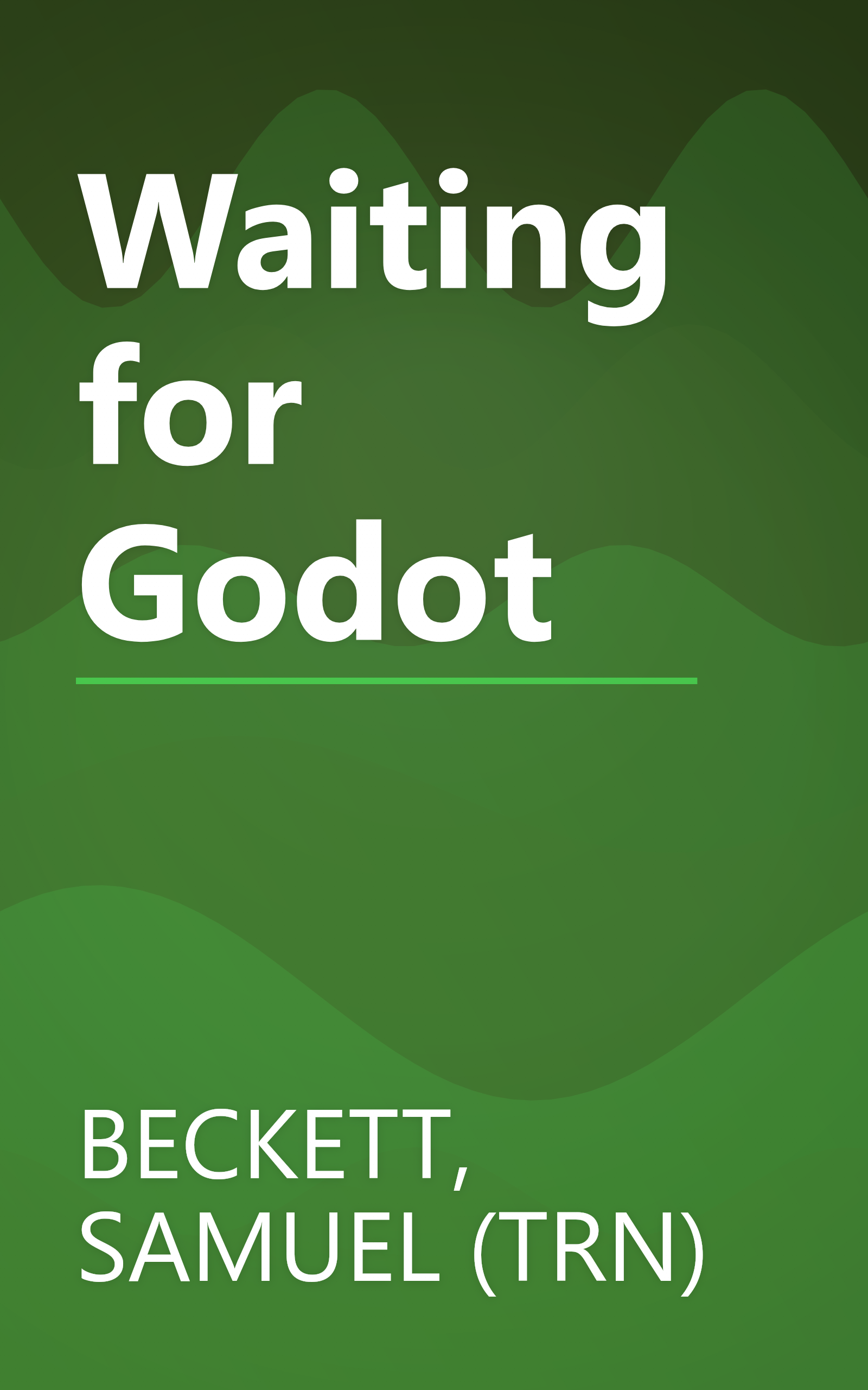 Waiting for Godot book cover