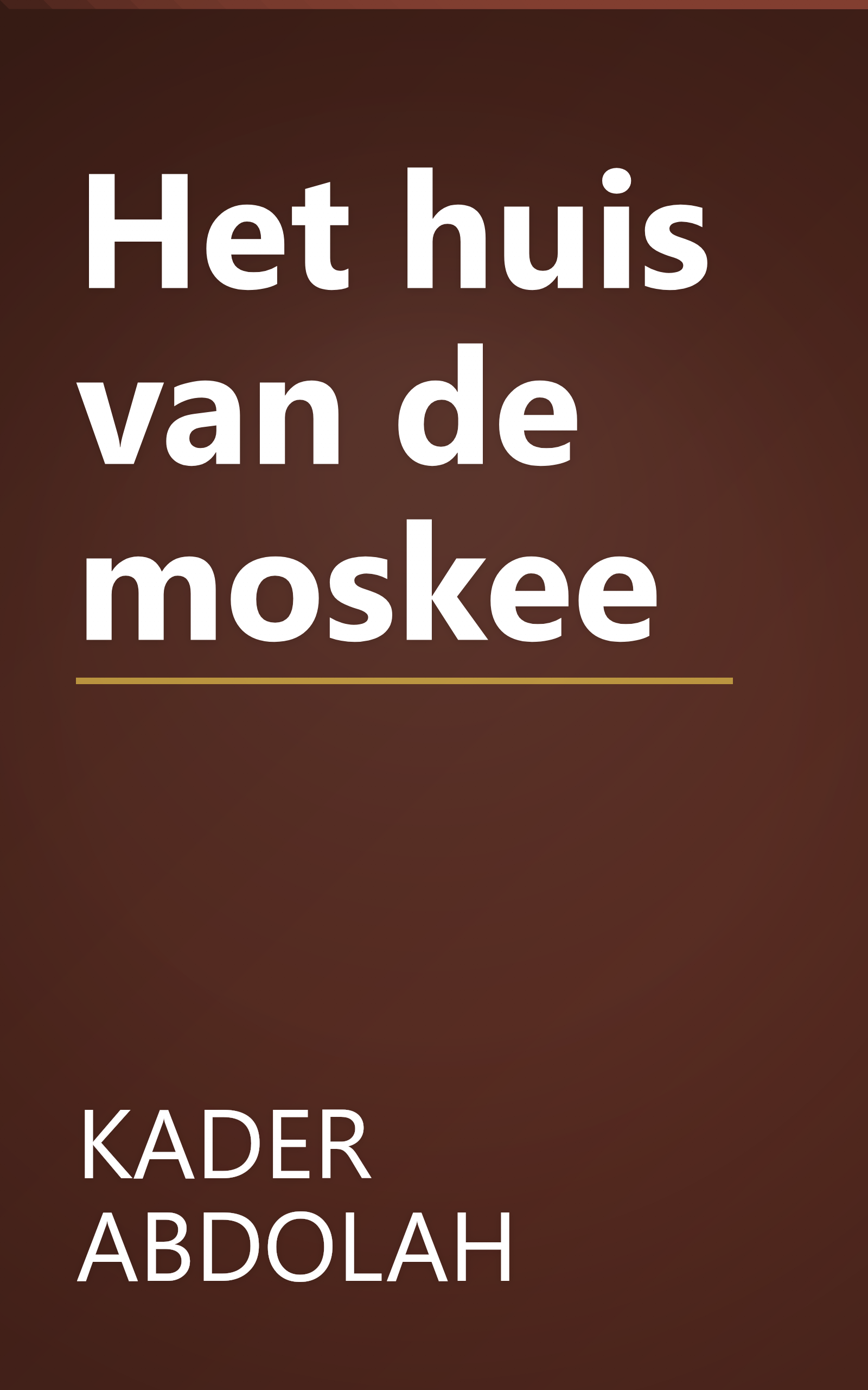 Het huis van de moskee book cover