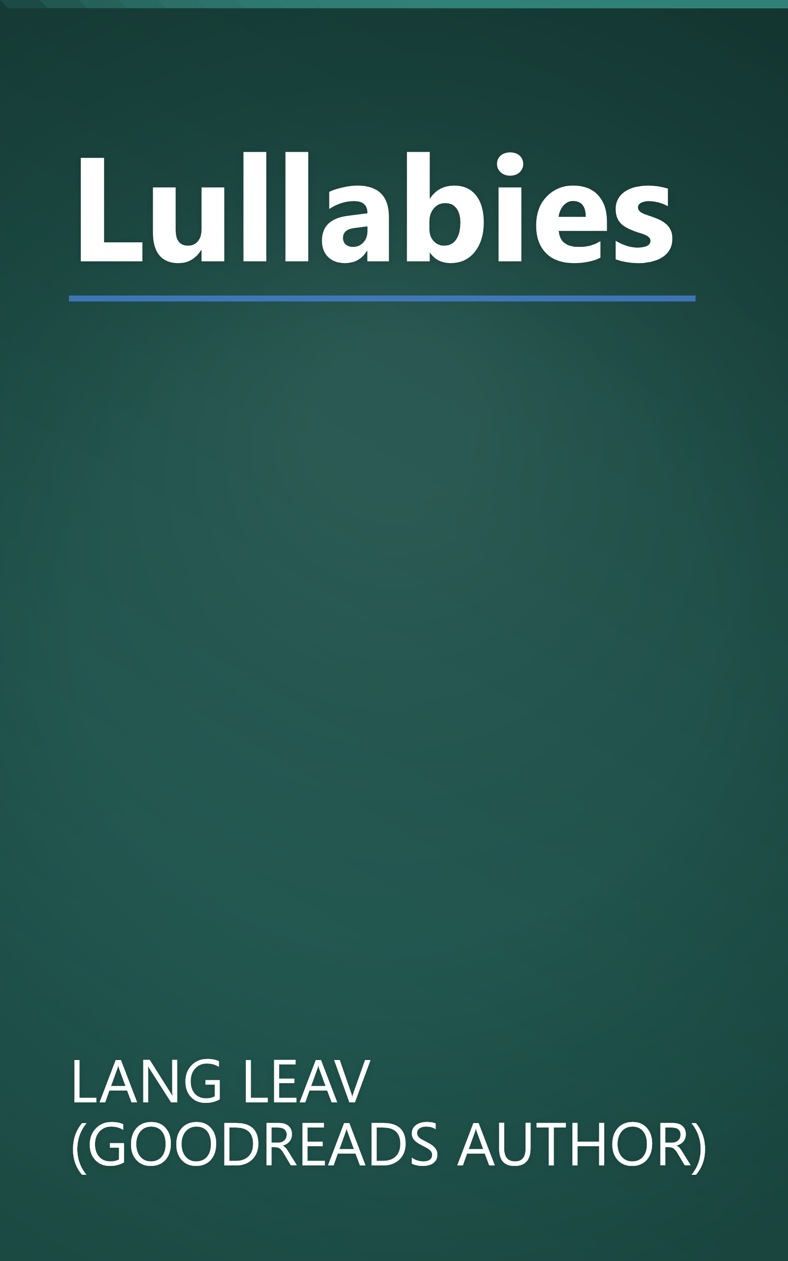 Lullabies book cover