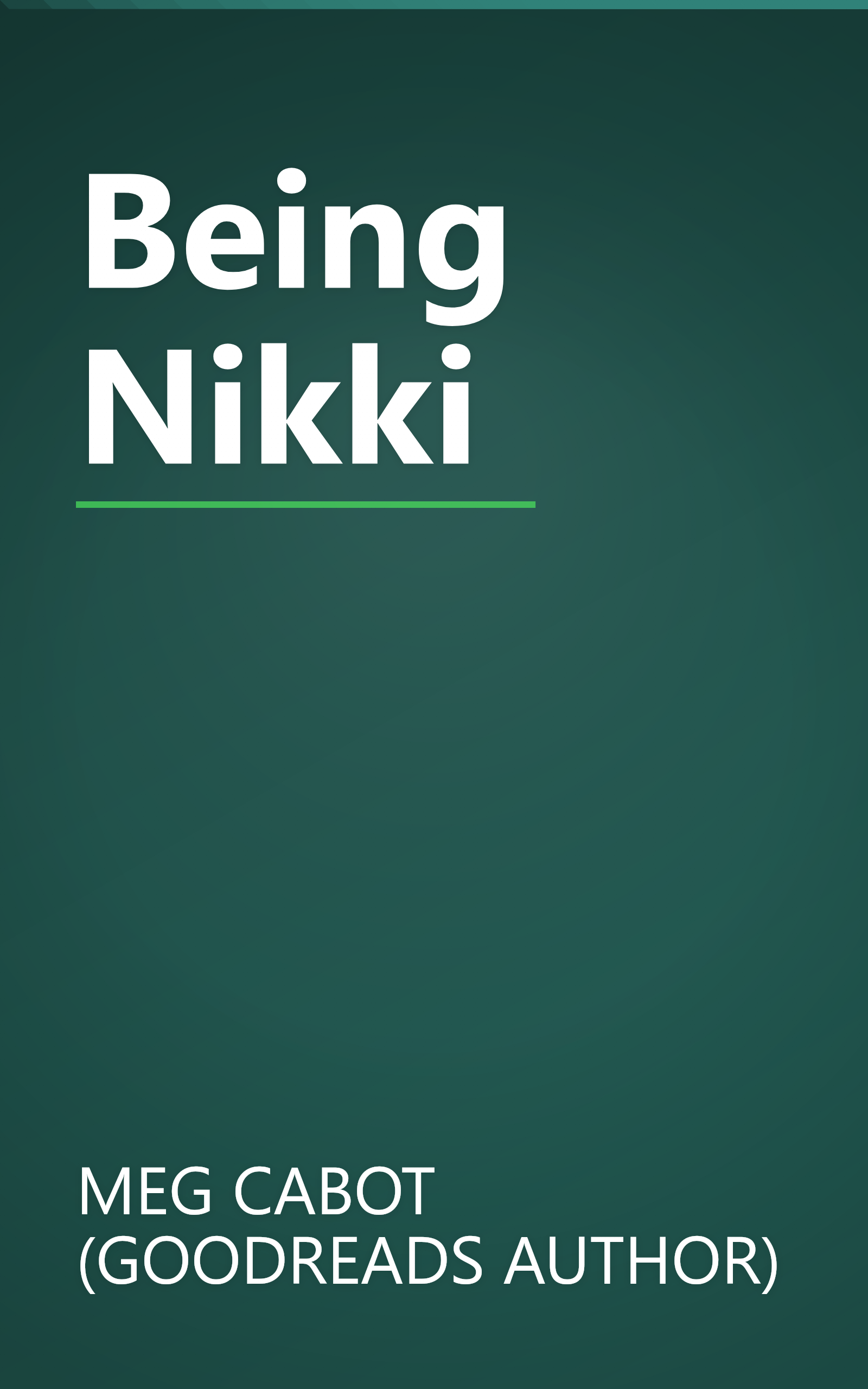 Being Nikki book cover