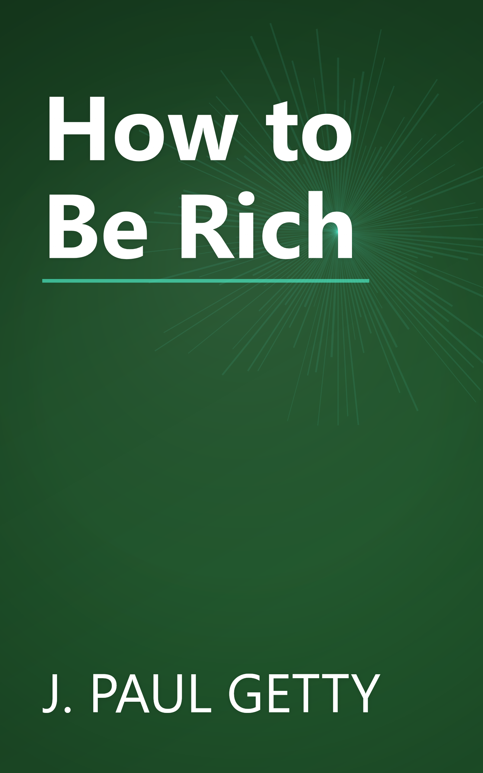 How to Be Rich book cover