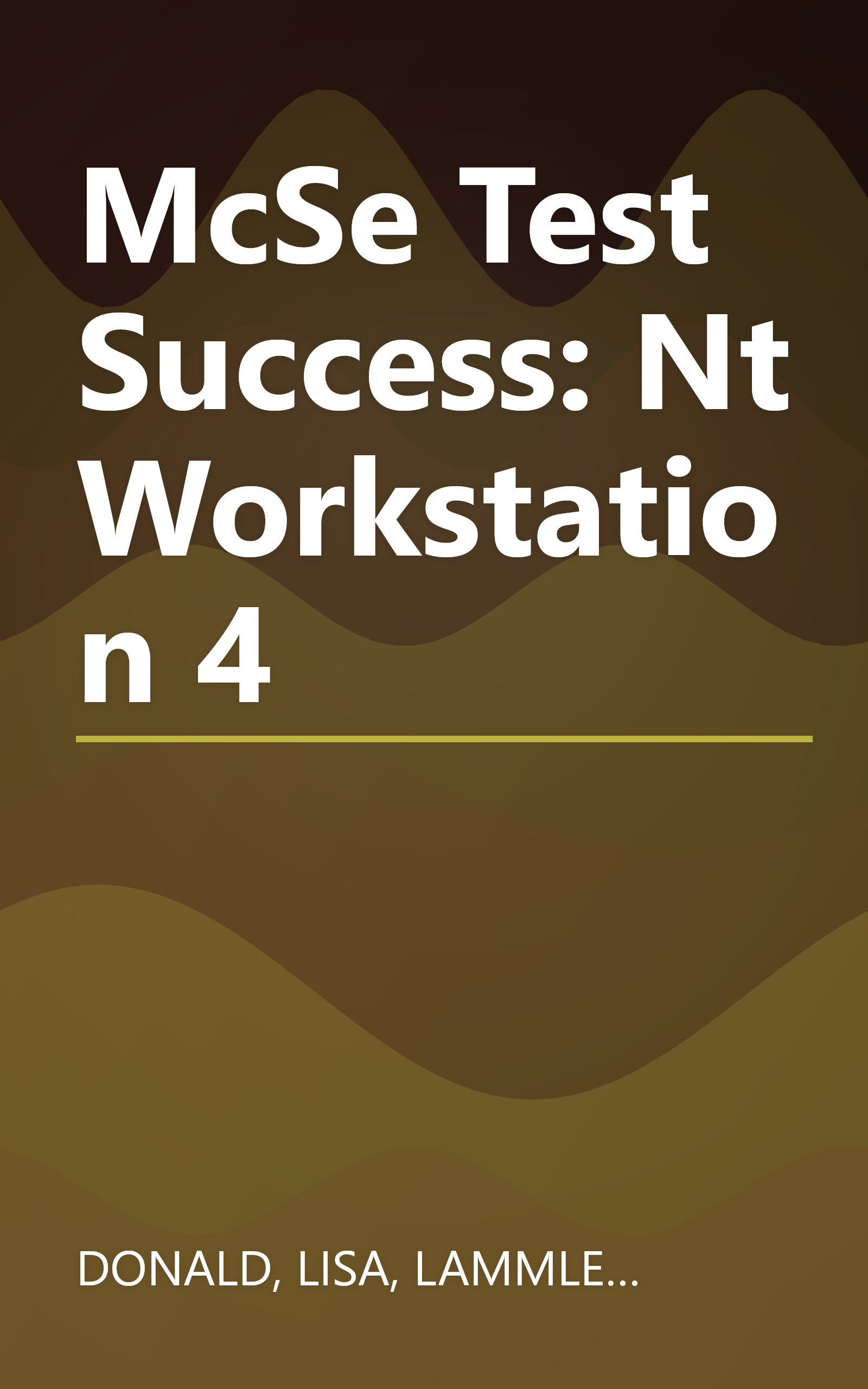McSe Test Success: Nt Workstation 4 book cover