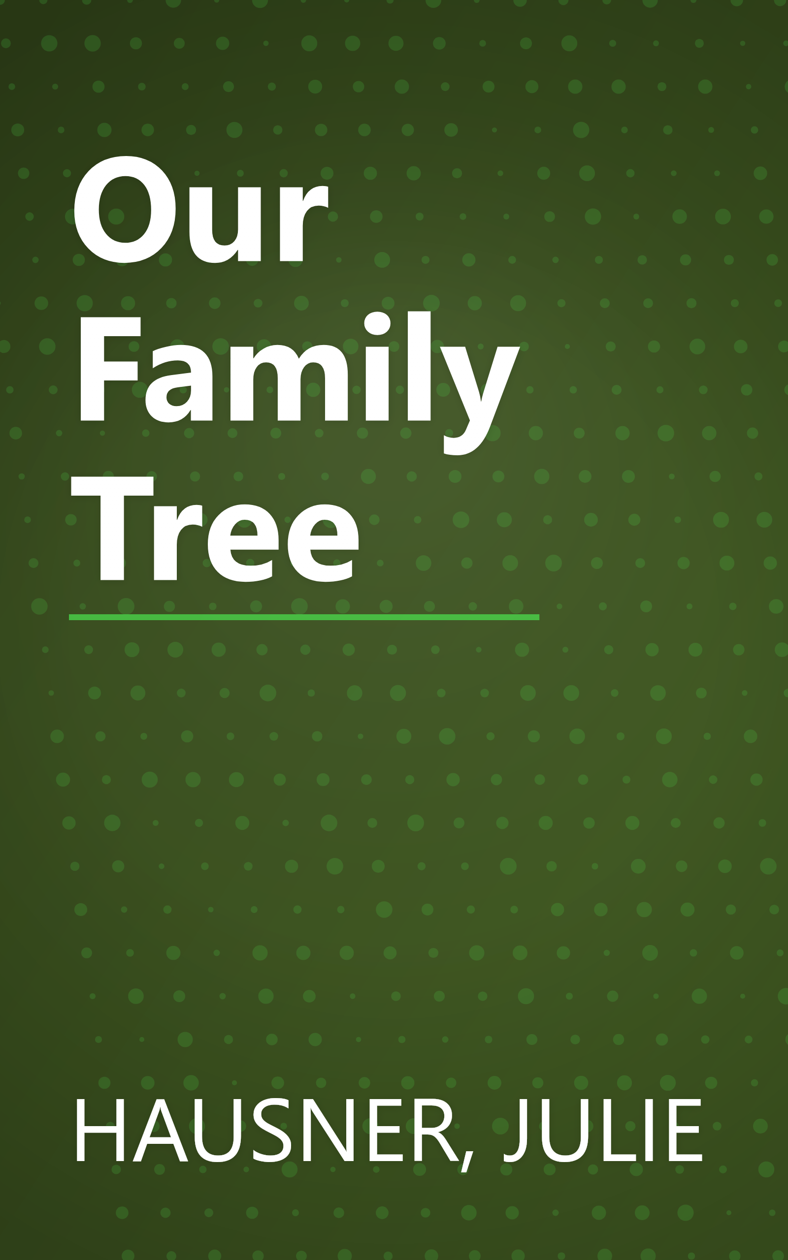 Our Family Tree book cover