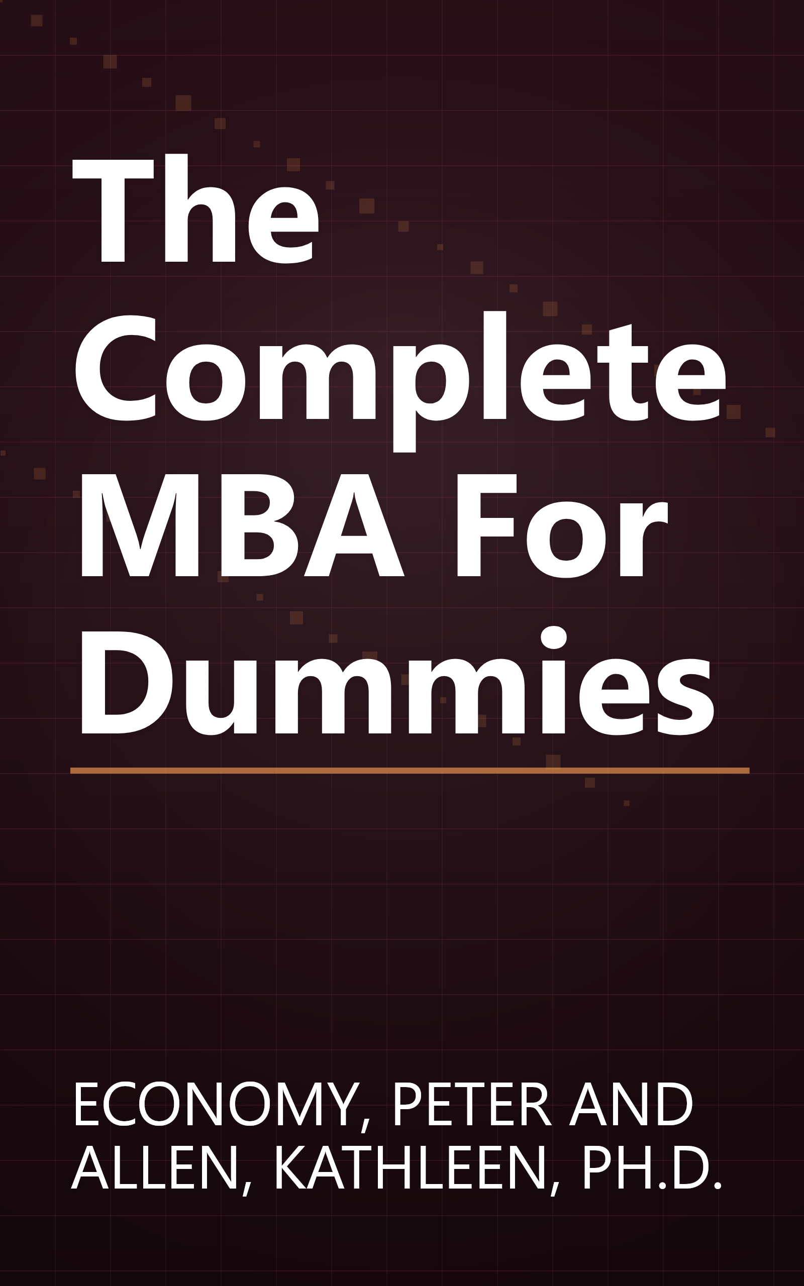 The Complete MBA For Dummies book cover