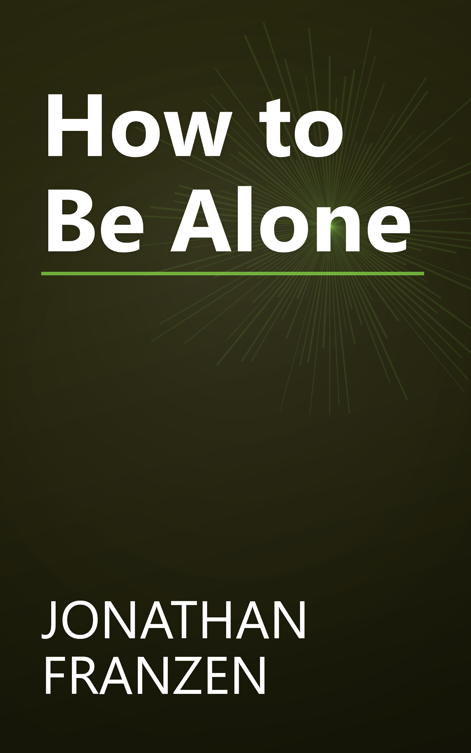How to Be Alone book cover
