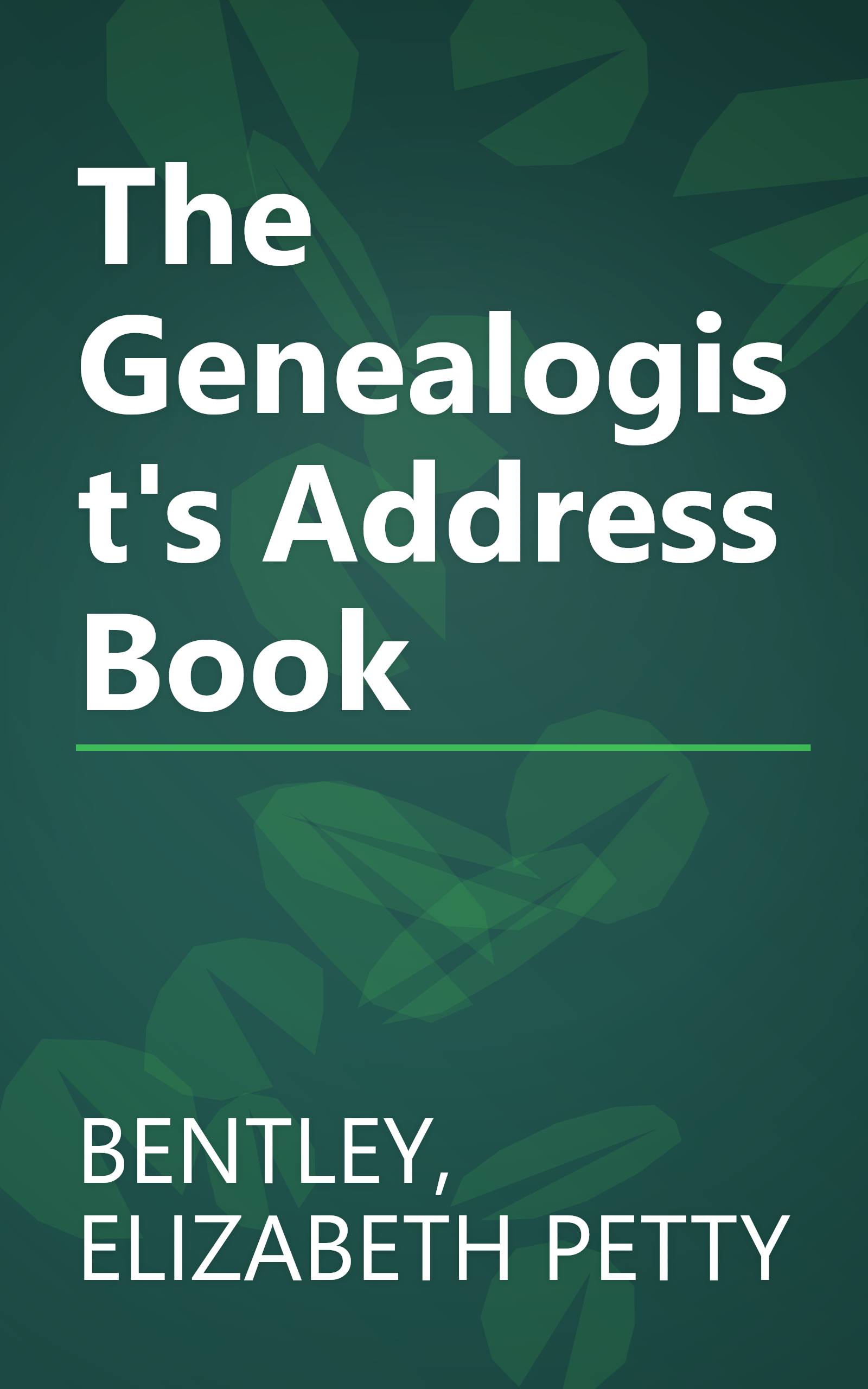 The Genealogist's Address Book book cover