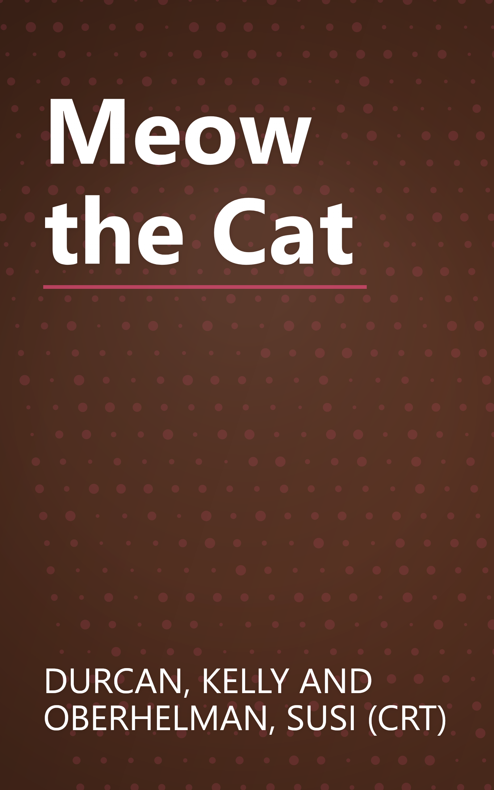 Meow the Cat book cover