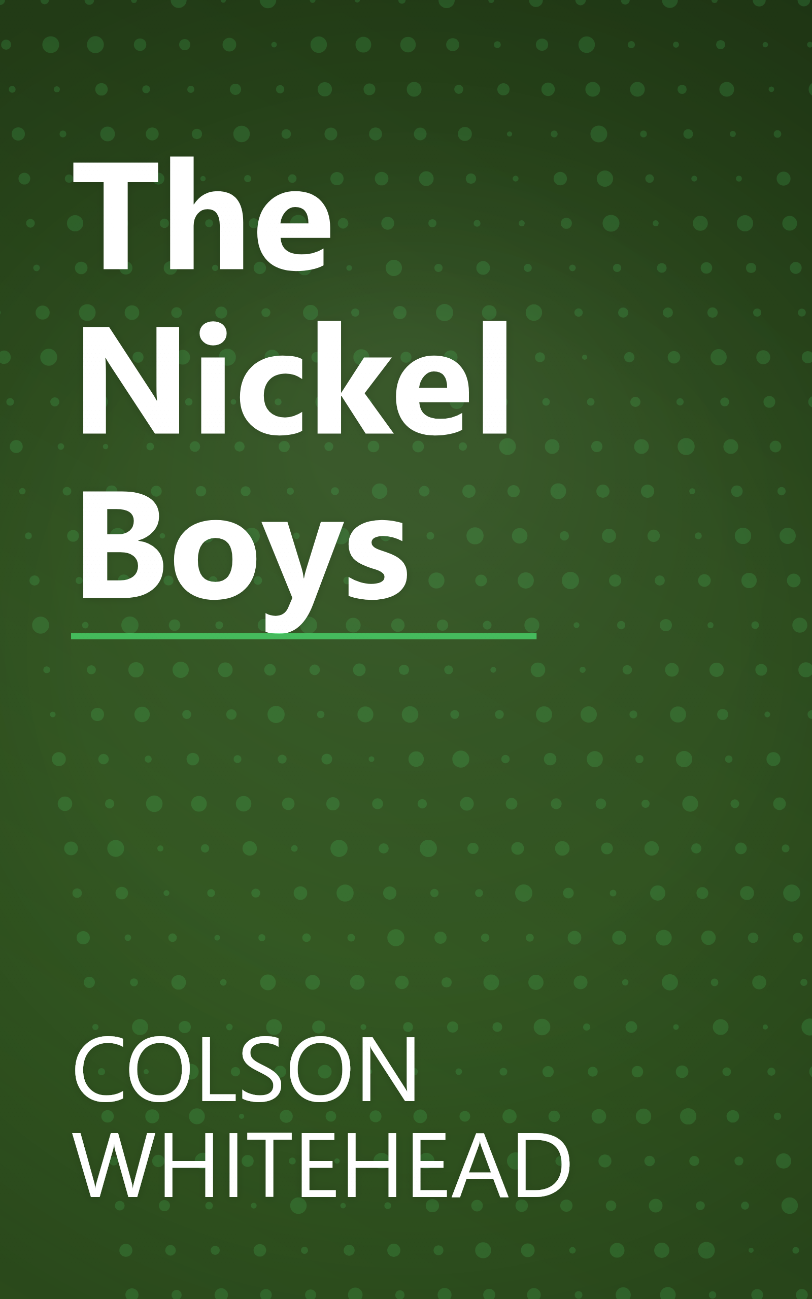The Nickel Boys book cover