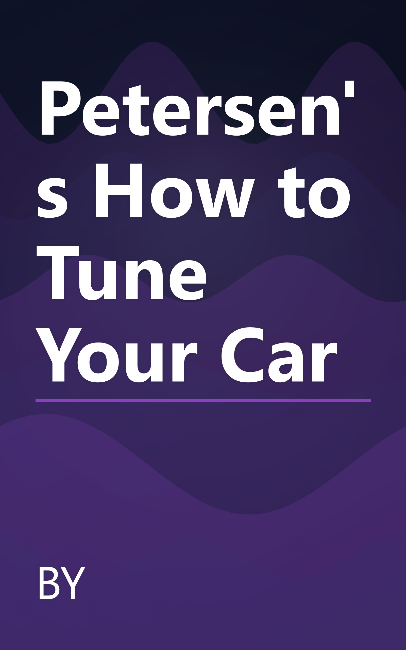 Petersen's How to Tune Your Car book cover