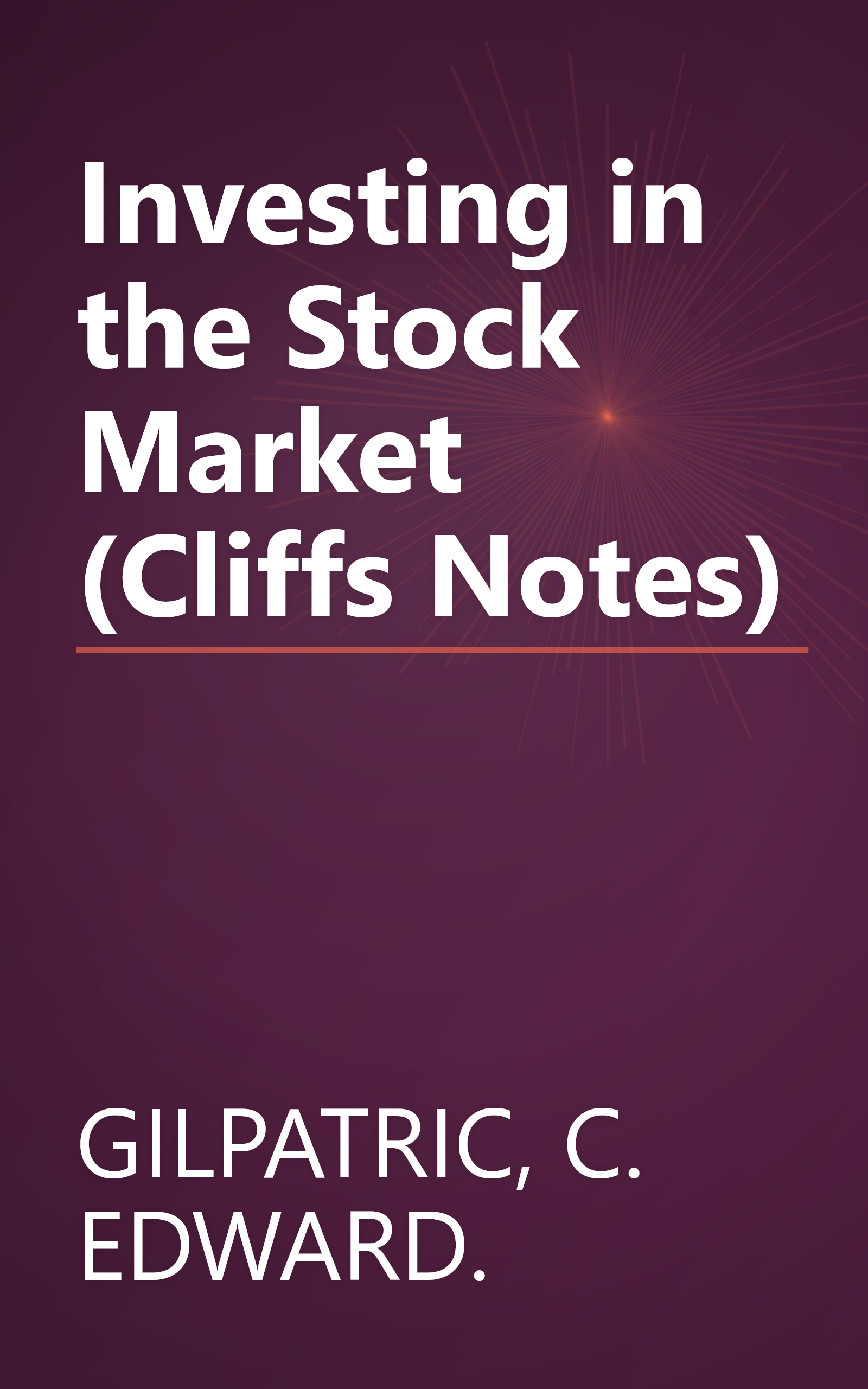 Investing in the Stock Market (Cliffs Notes) book cover