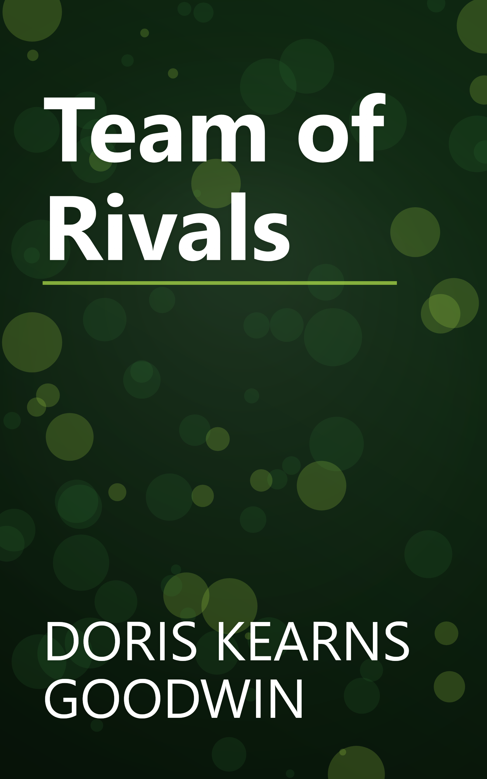 Team of Rivals book cover