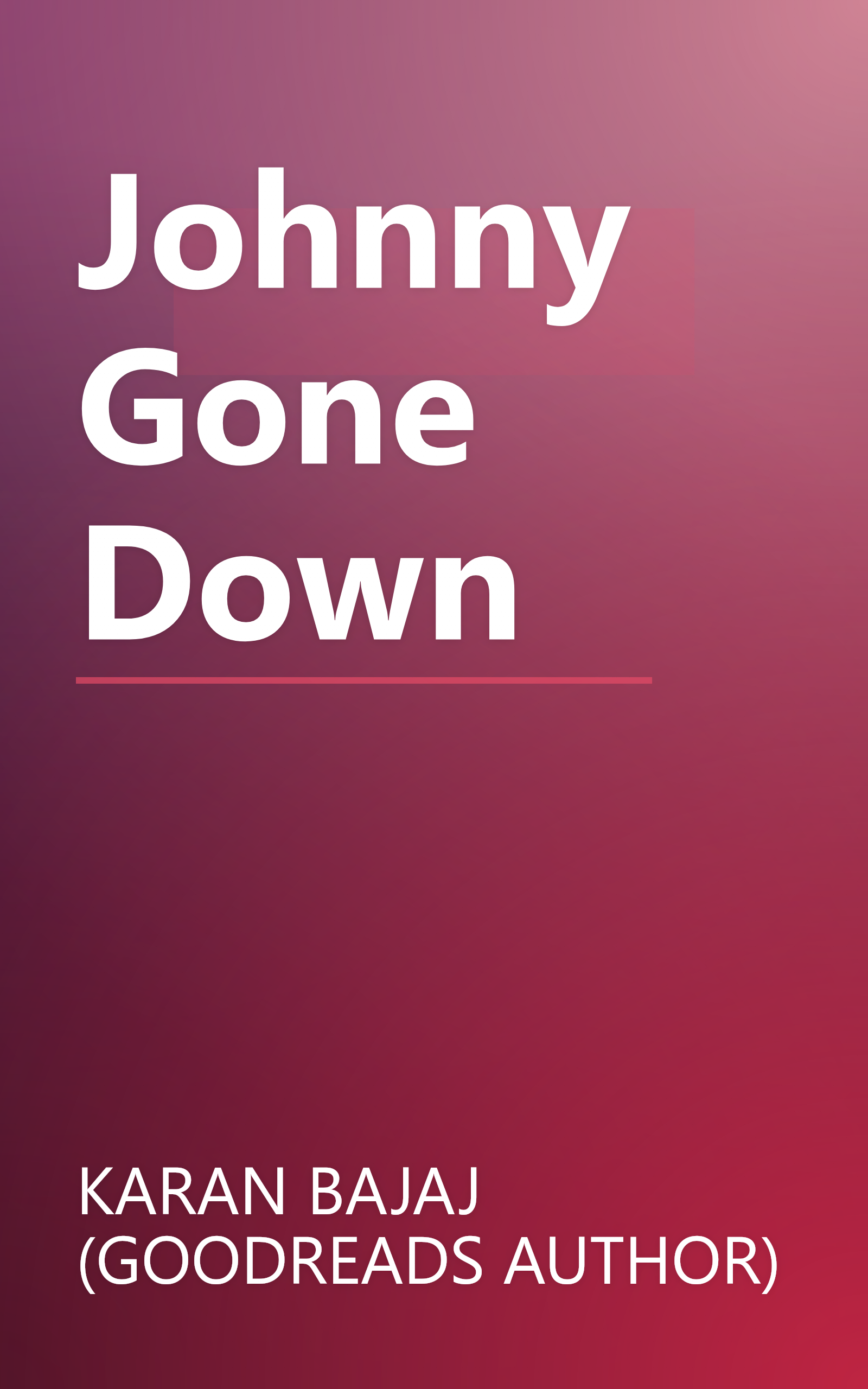 Johnny Gone Down book cover