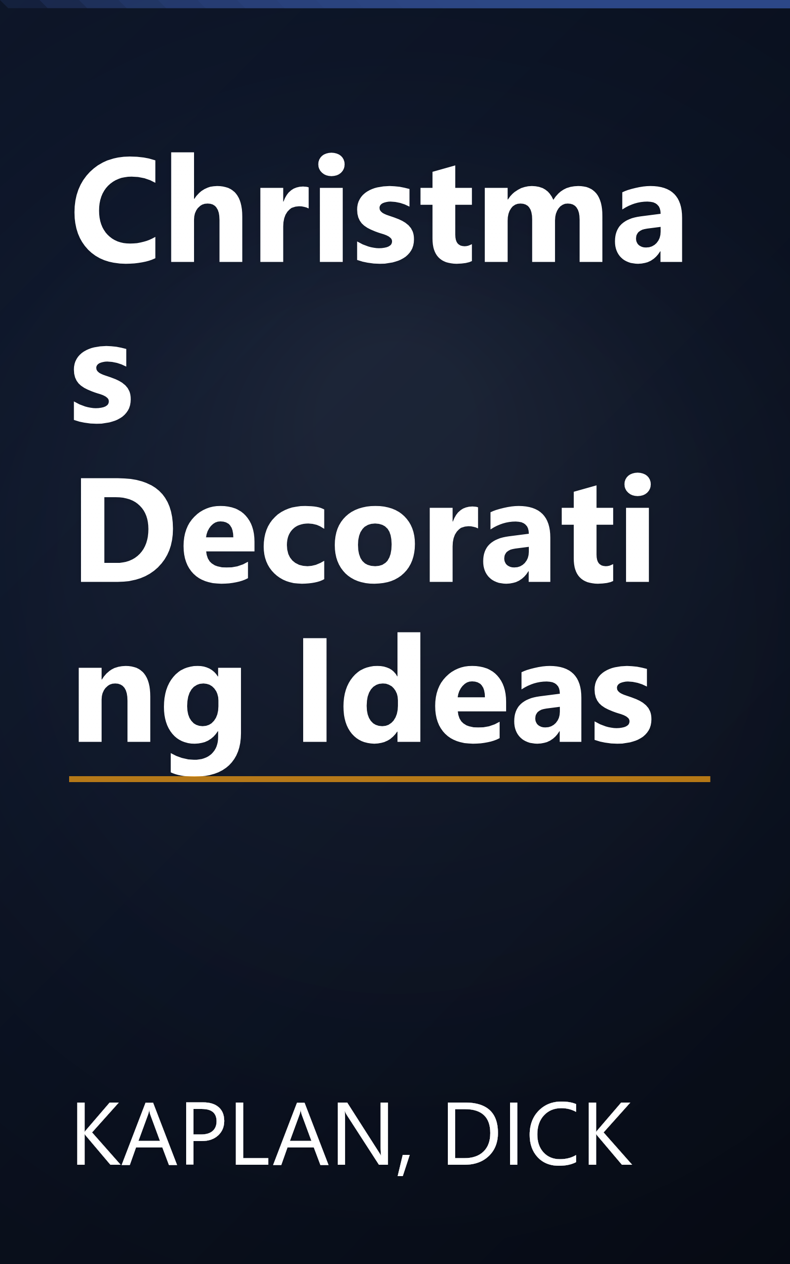 Christmas Decorating Ideas book cover