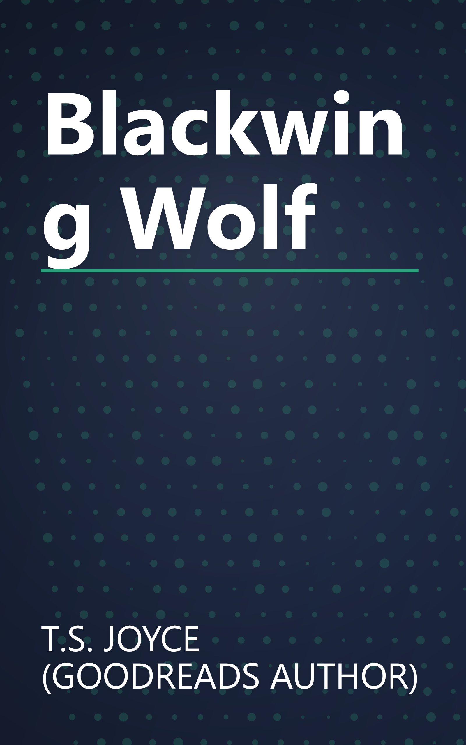 Blackwing Wolf book cover