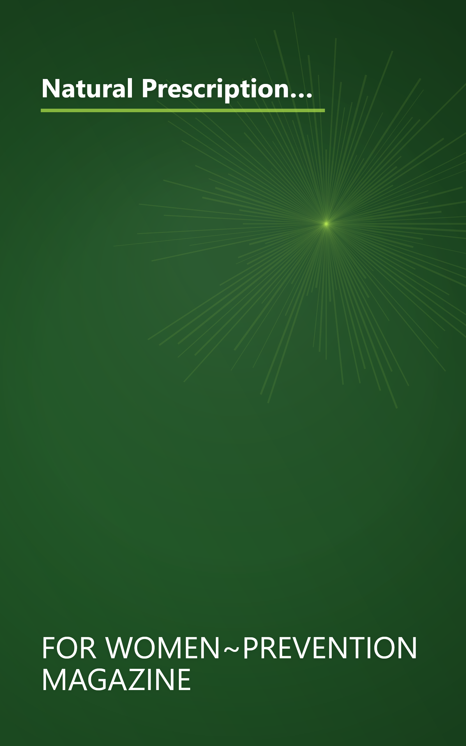 Natural Prescriptions for Women: What to Do-and When to Do It-to Solve Dozens of Female Health Problems-Without Drugs book cover