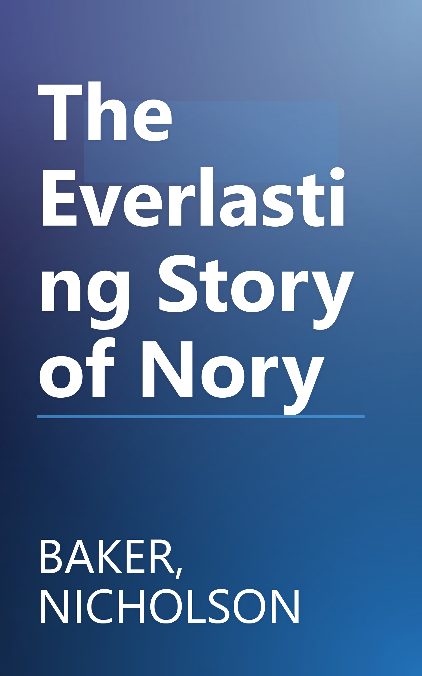 The Everlasting Story of Nory book cover