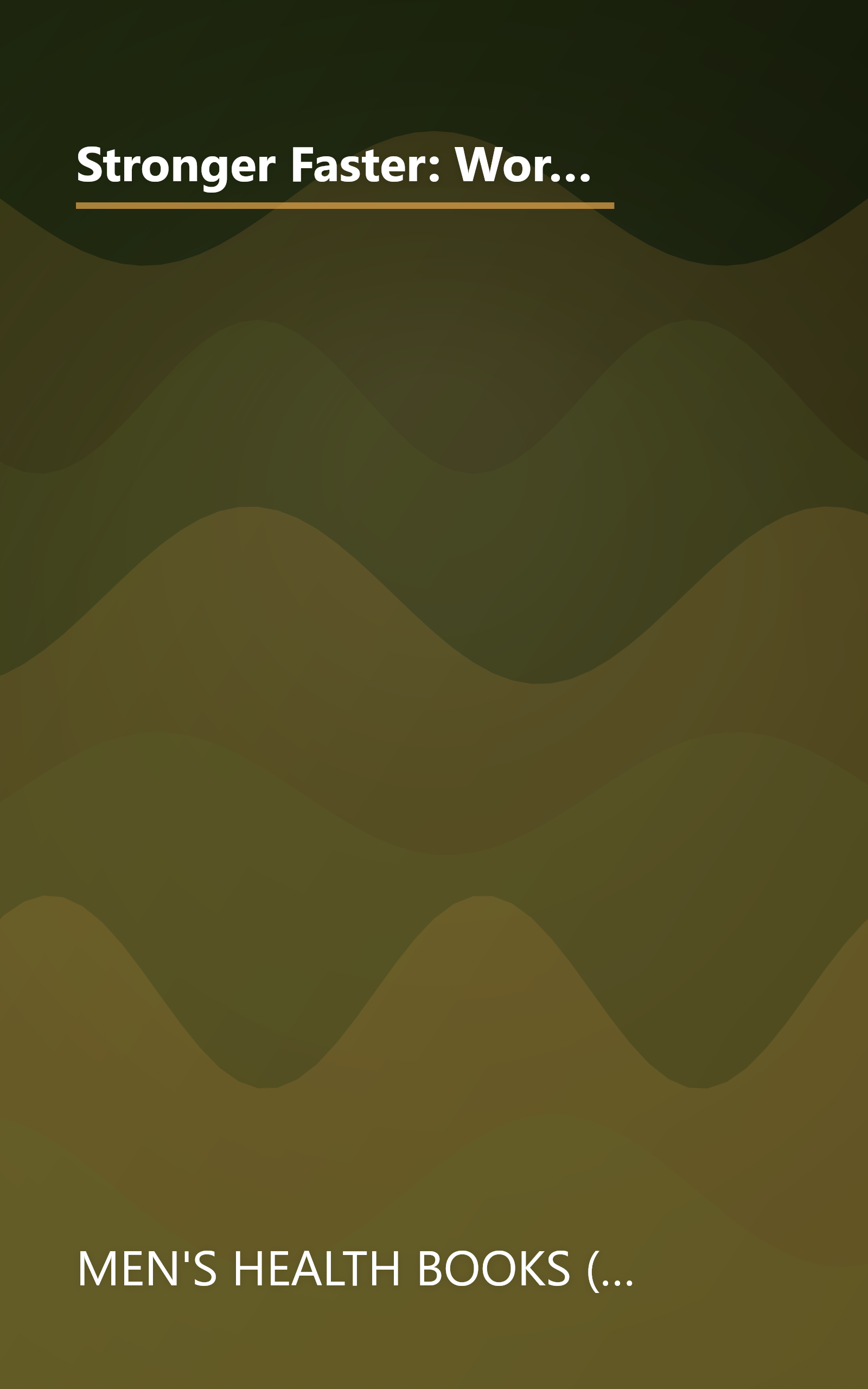 Stronger Faster: Workday Workouts That Build Maximum Muscle in Minimum Time (Men's Health Life Improvement Guides) book cover