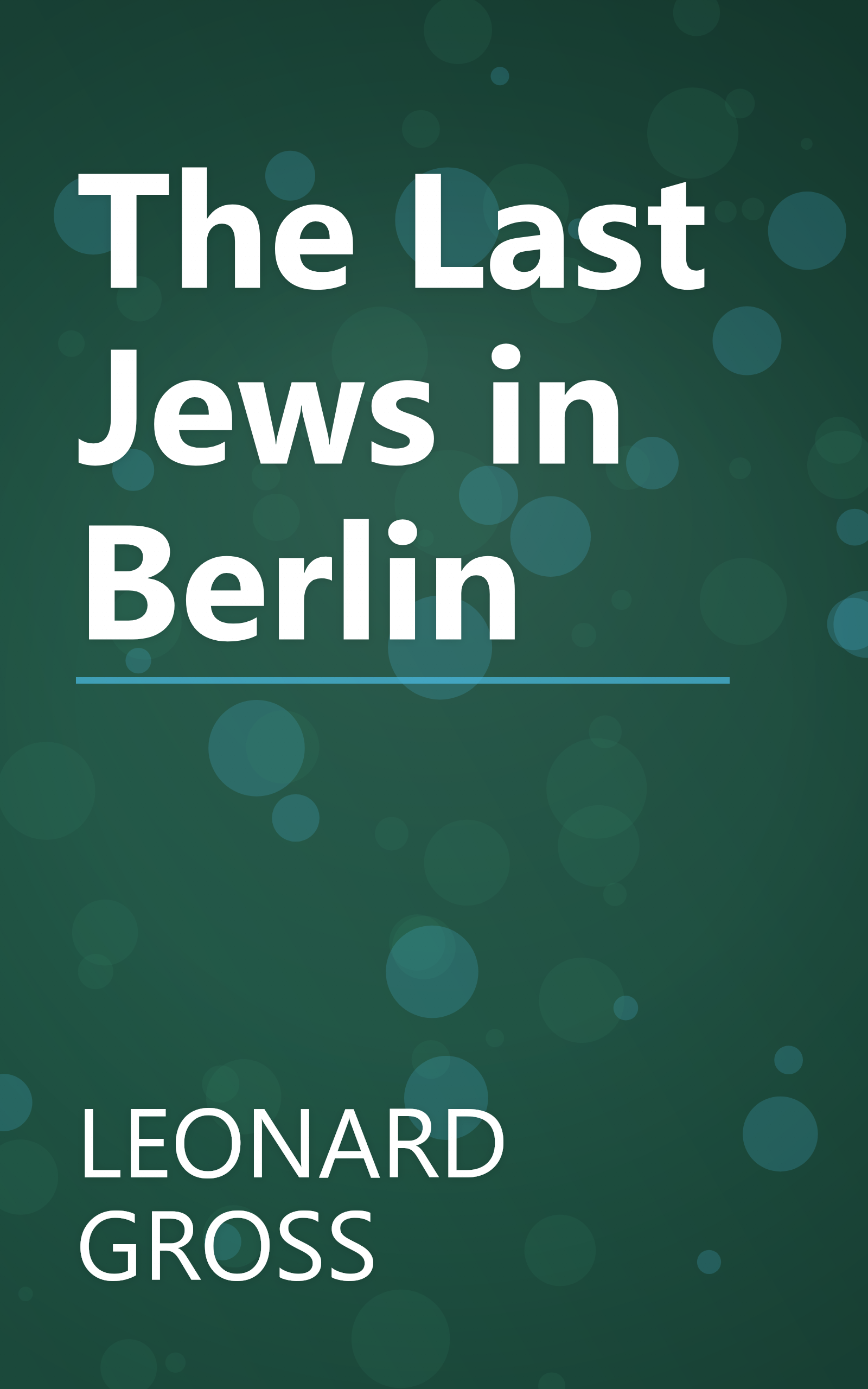 The Last Jews in Berlin book cover