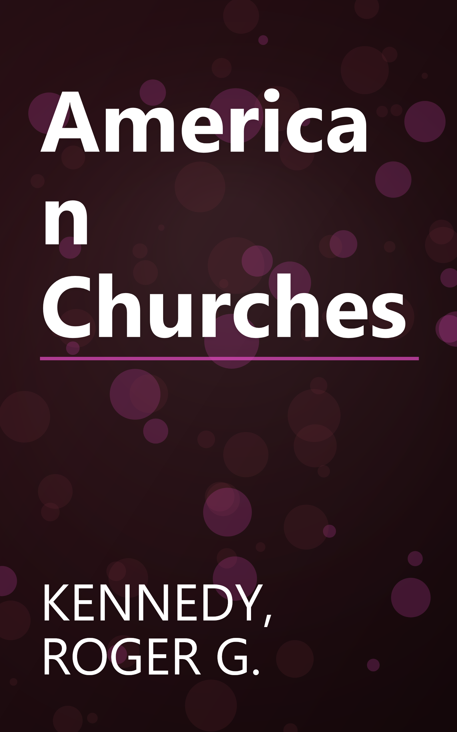 American Churches book cover