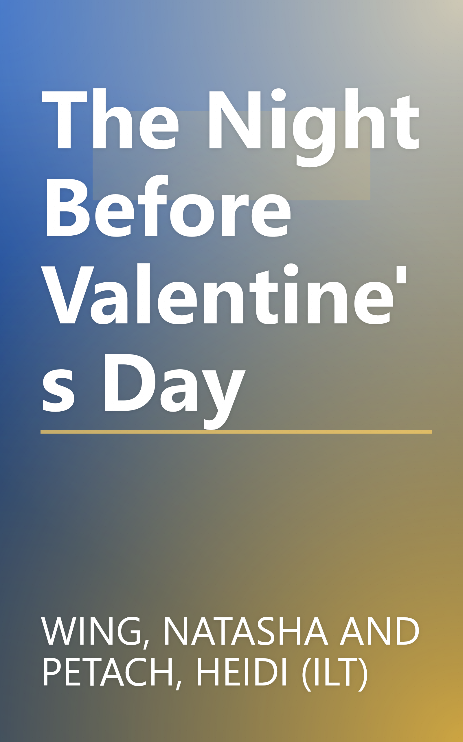 The Night Before Valentine's Day book cover